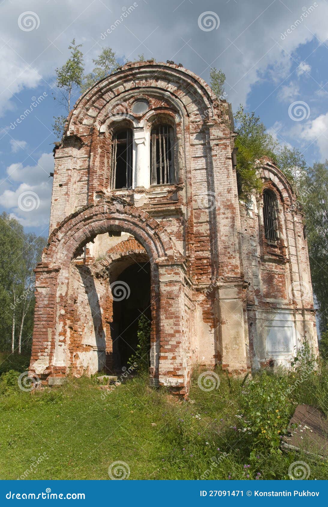 Ruined church stock image. Image of ethnic, architect - 27091471