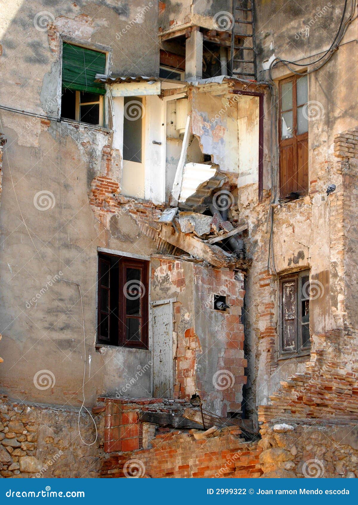 Ruined house stock photo. Image of european, outdoor, crash - 2999322