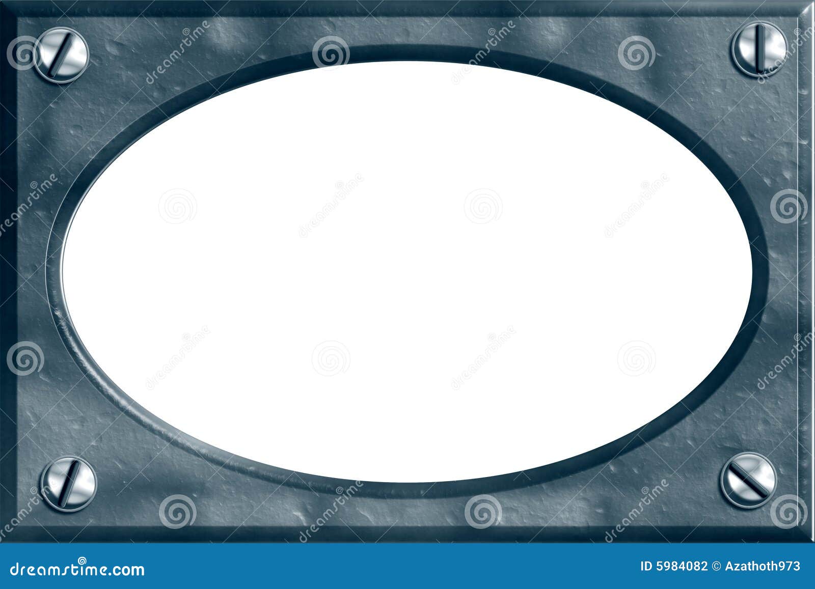 Ruined Metal Frame 2 stock illustration. Illustration of plaque - 5984082