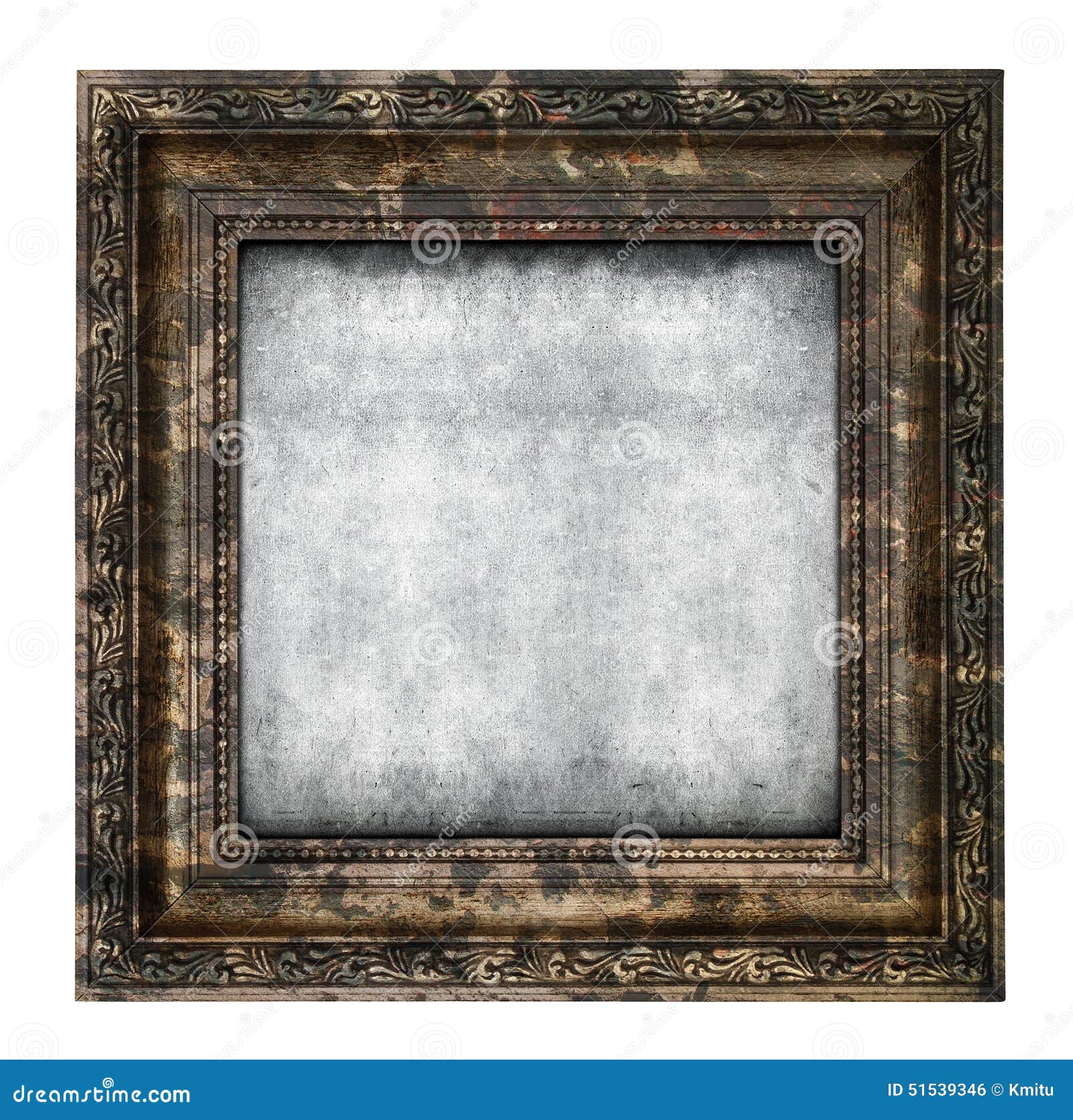 Ruined wooden frame stock photo. Image of single, square - 51539346