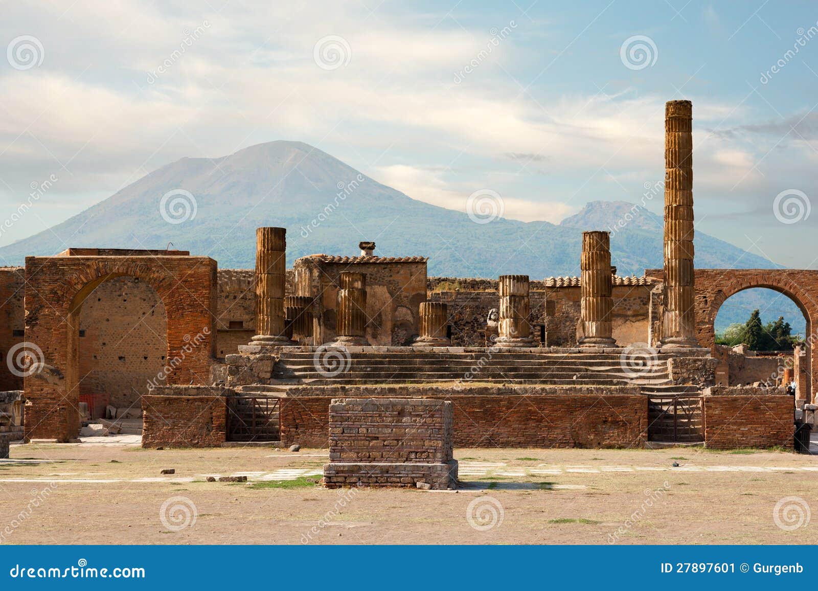 Ruinen von Pompeji stockbild. Bild von italienisch, archäologie - 27897601