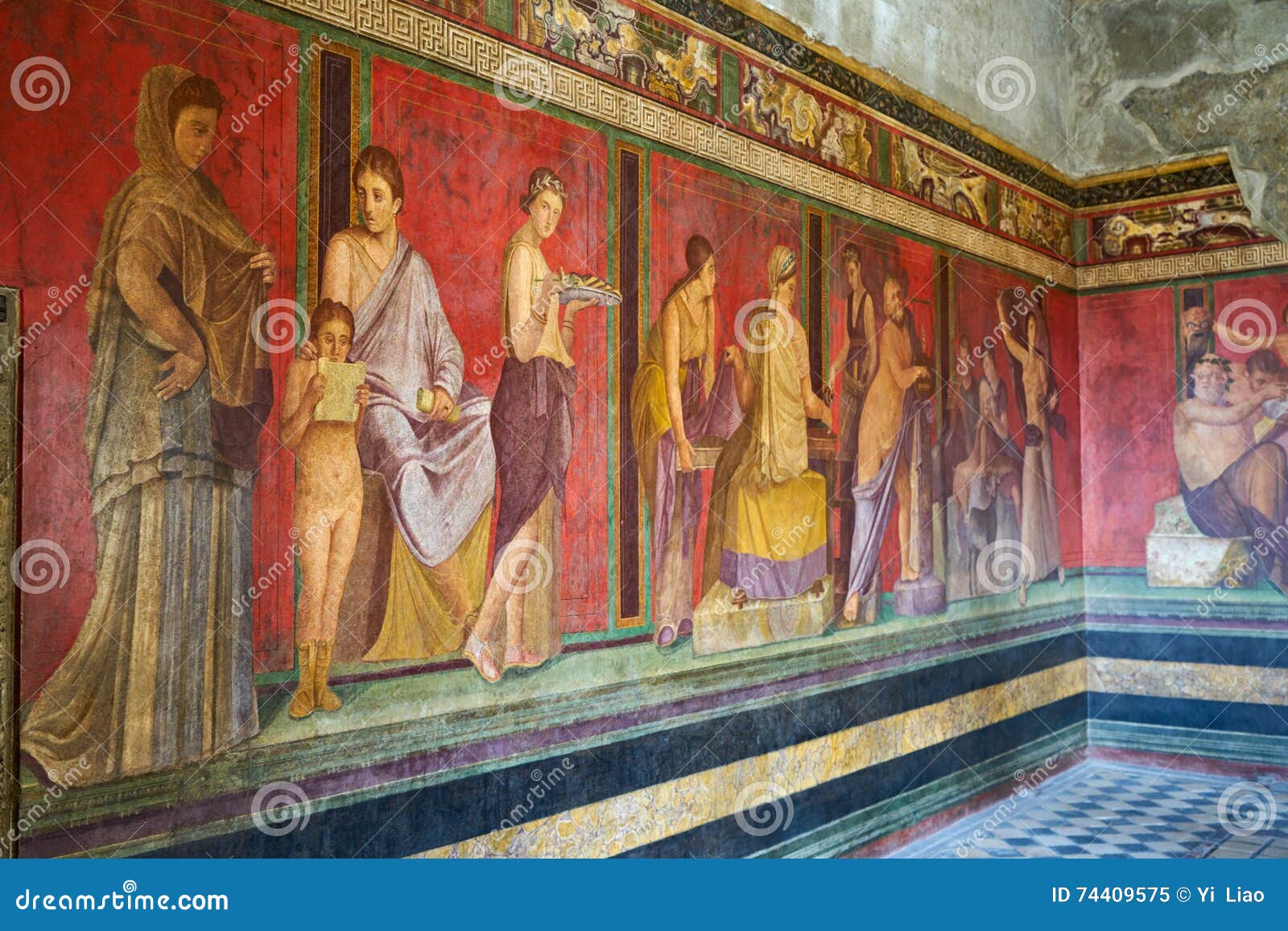 Ruinen Von Pompeji, Italien Redaktionelles Bild - Bild von innere ...