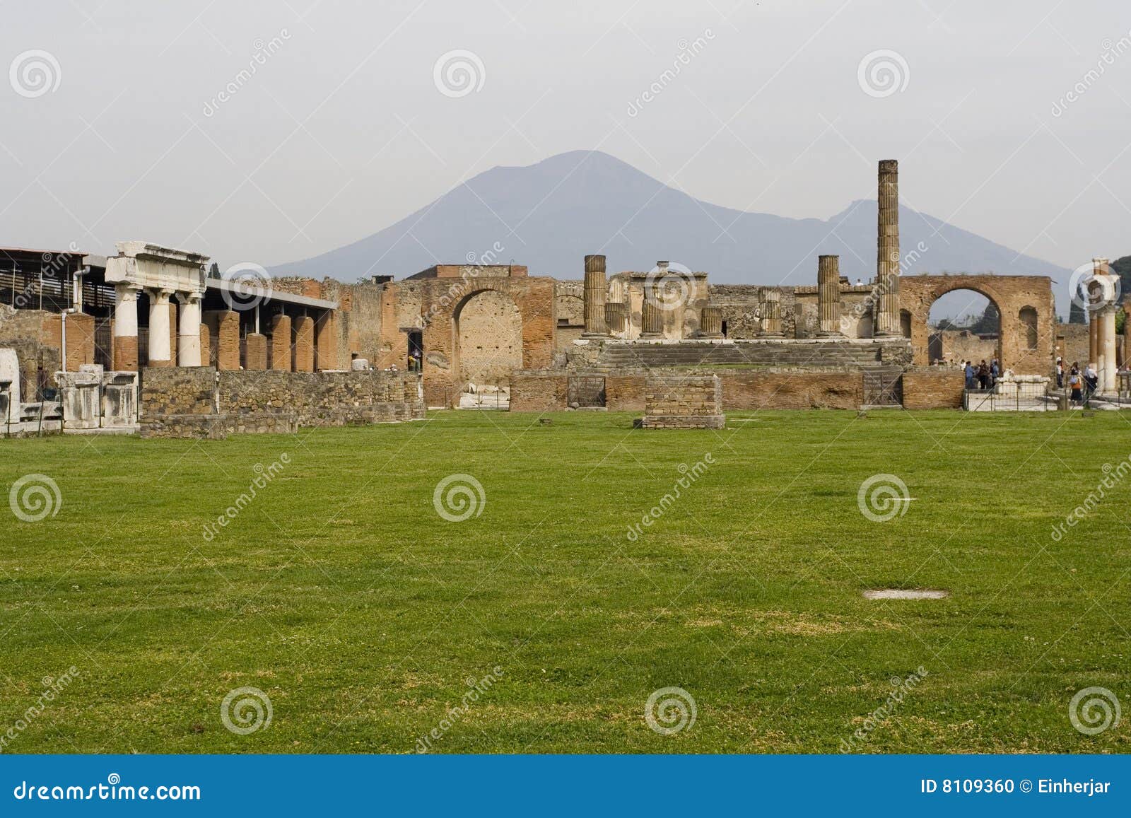 Ruinen Von Pompeji, Italien Stockfoto - Bild von ausbruch, vulkan: 8109360