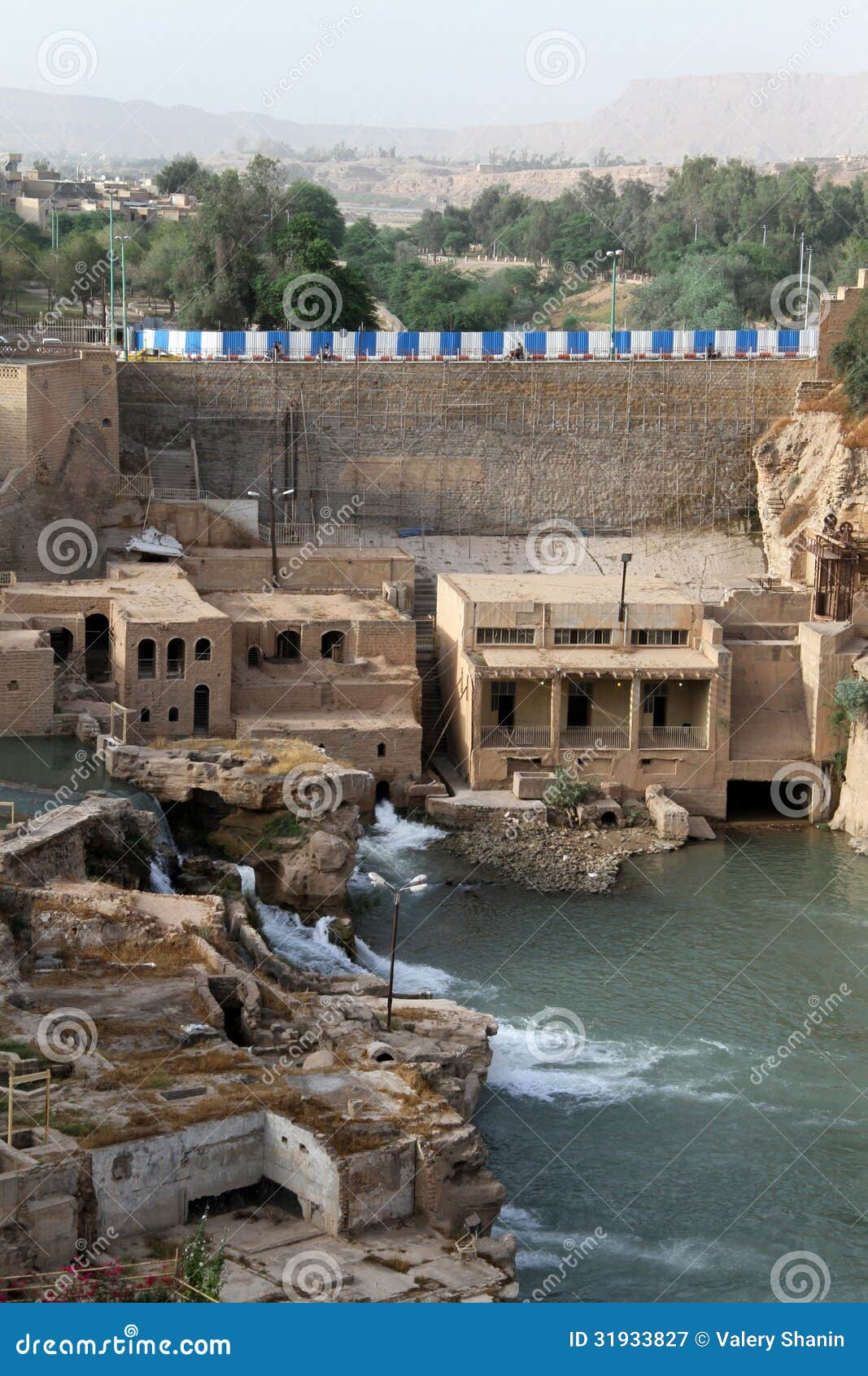 Ruines dans Shushtar image stock. Image du touriste, moulin - 31933827