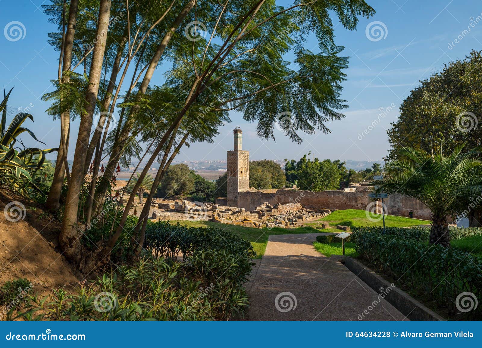 Ruines De Nécropole De Chellah Rabat Morocco Photo stock éditorial ...