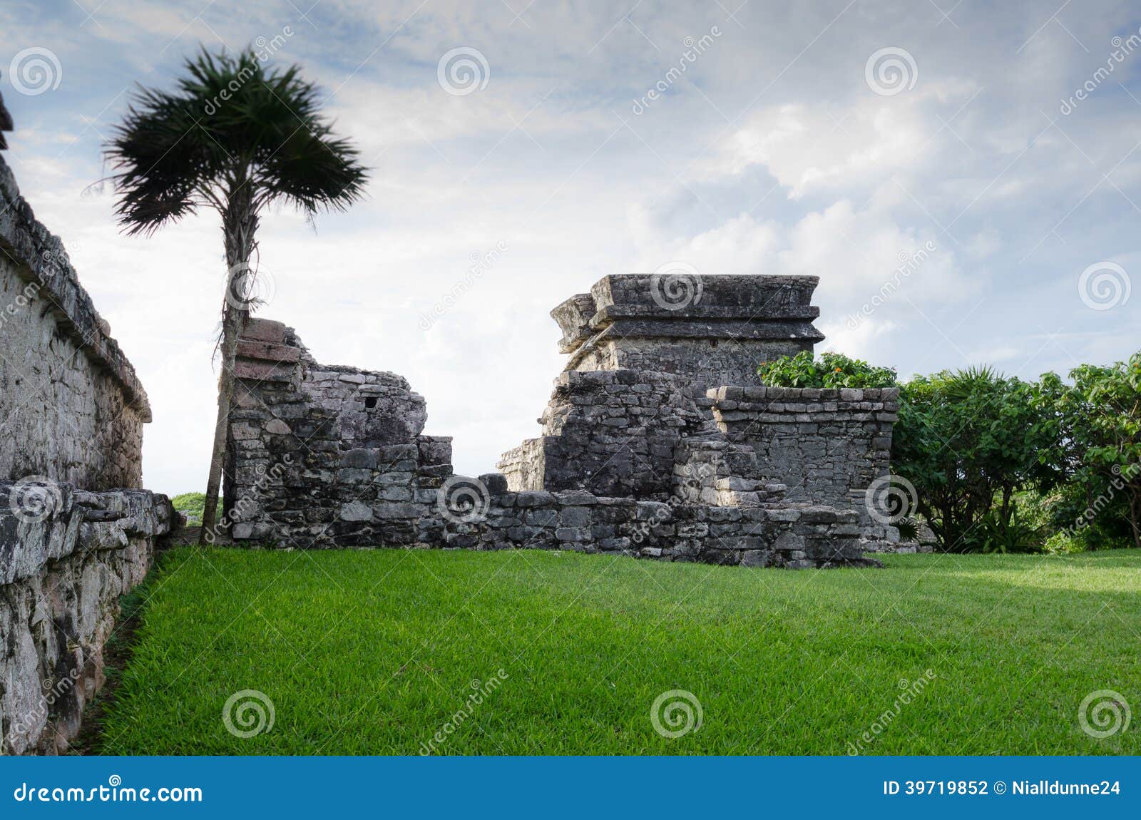 Ruines Maya Chez Tulum, Cancun, Mexique Photo stock - Image du ...