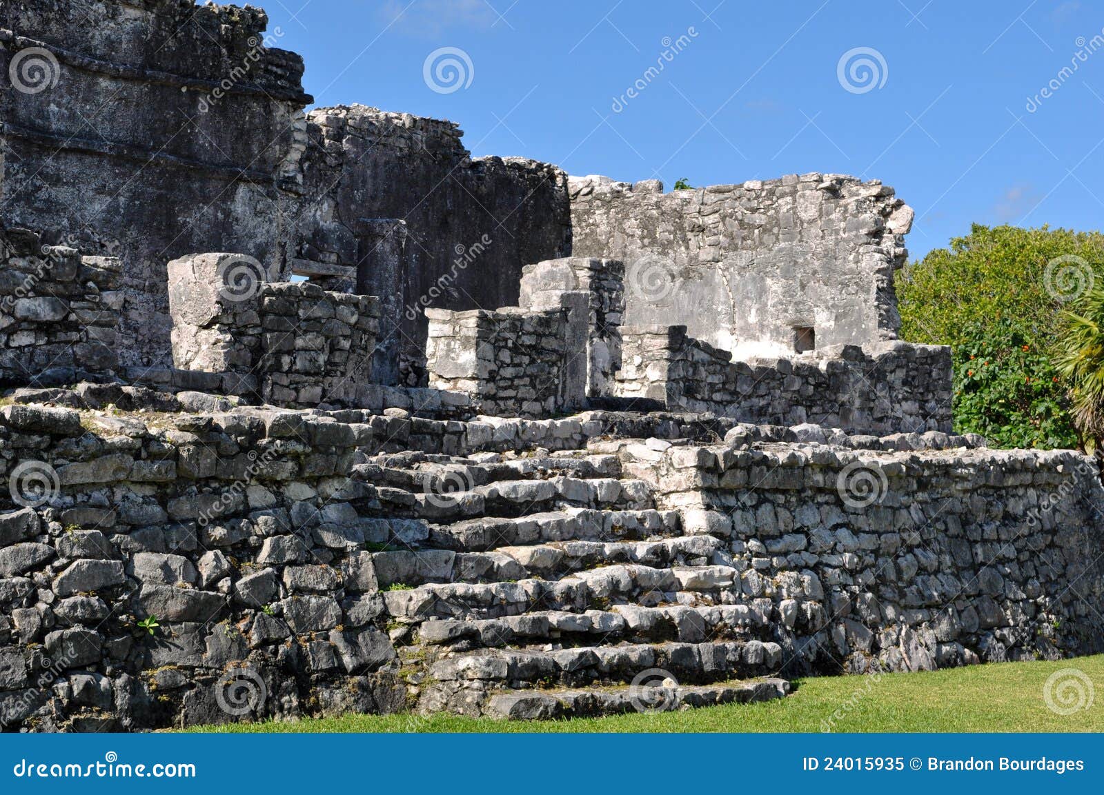 Ruines Maya De Tulum Mexique Image stock - Image du pyramide, tourisme ...