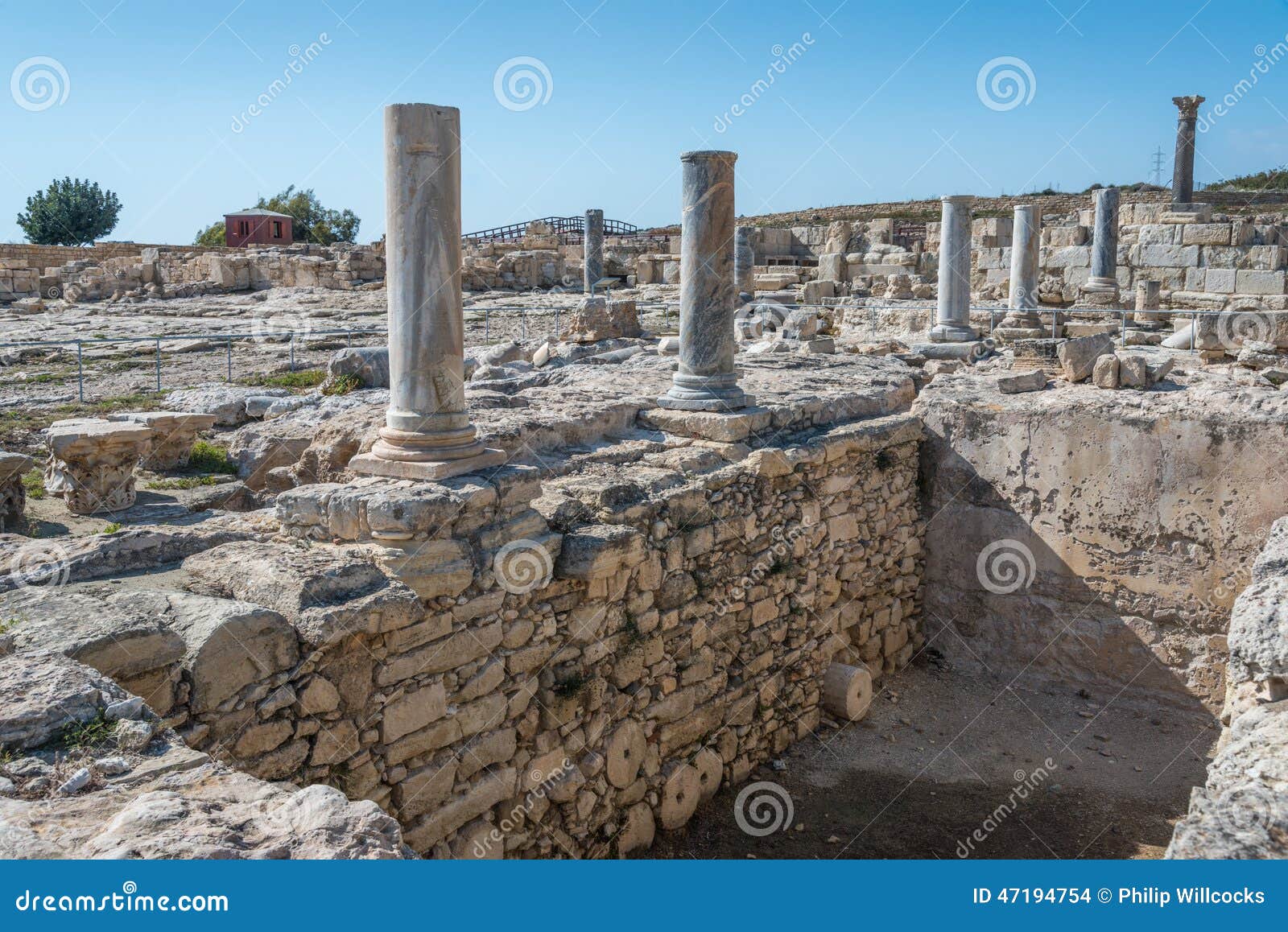 Ruines Romaines Antiques Chez Kourion Chypre Photo stock - Image du ...