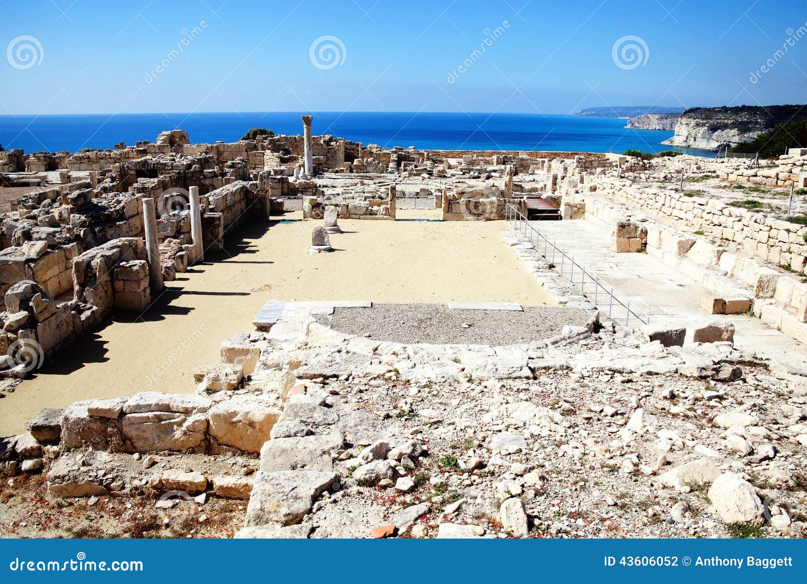 Ruines Romaines Chez Paphos, Chypre Photo stock - Image of ...