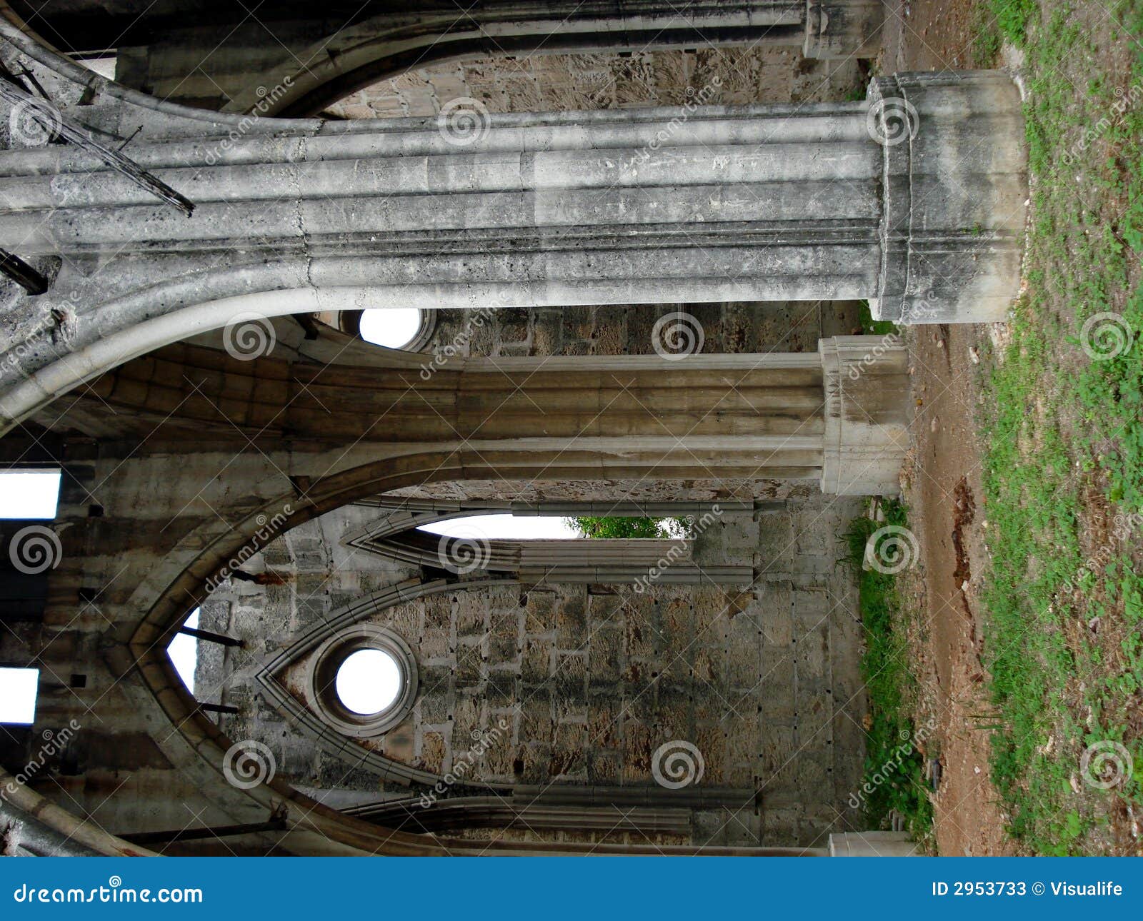 Ruinous Church stock image. Image of antiguo, cuba, stone - 2953733