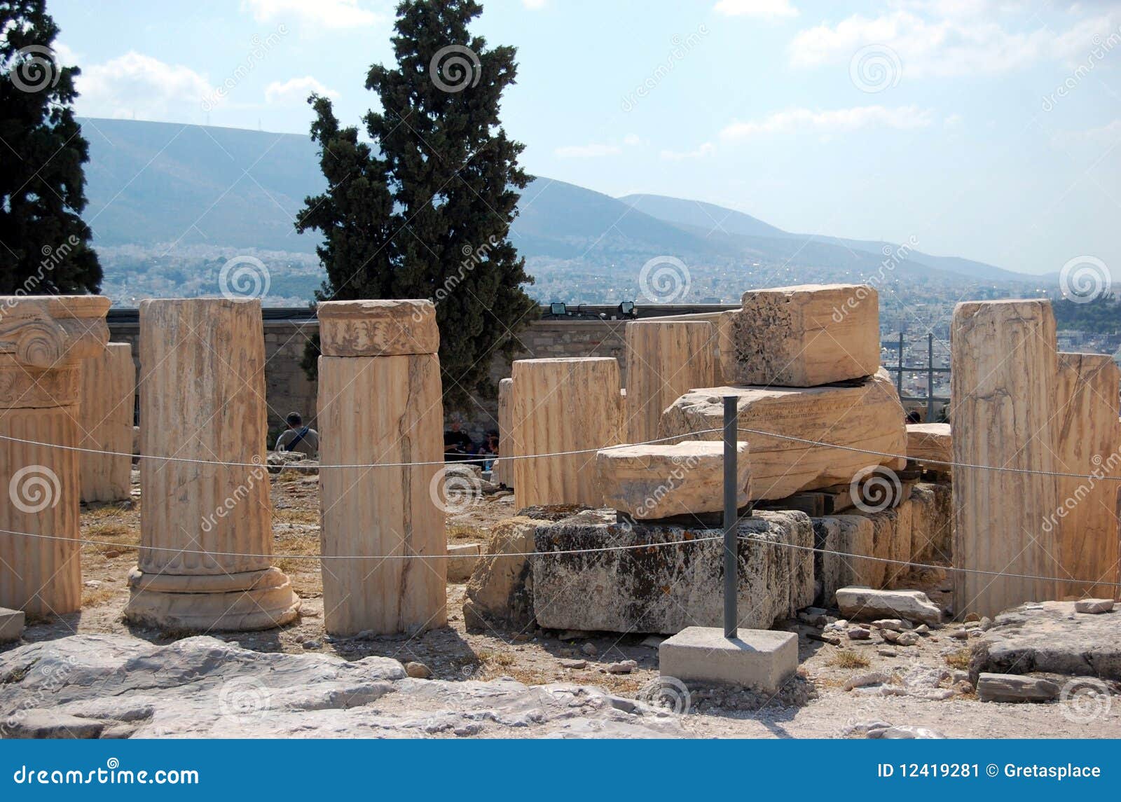 Ruins stock image. Image of holiday, destination, building - 12419281