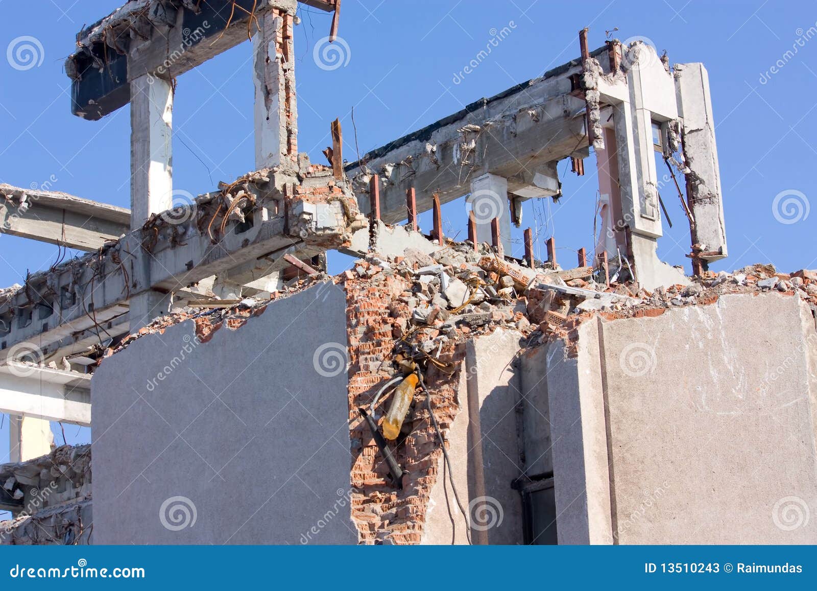 Ruins stock image. Image of construction, metal, building - 13510243