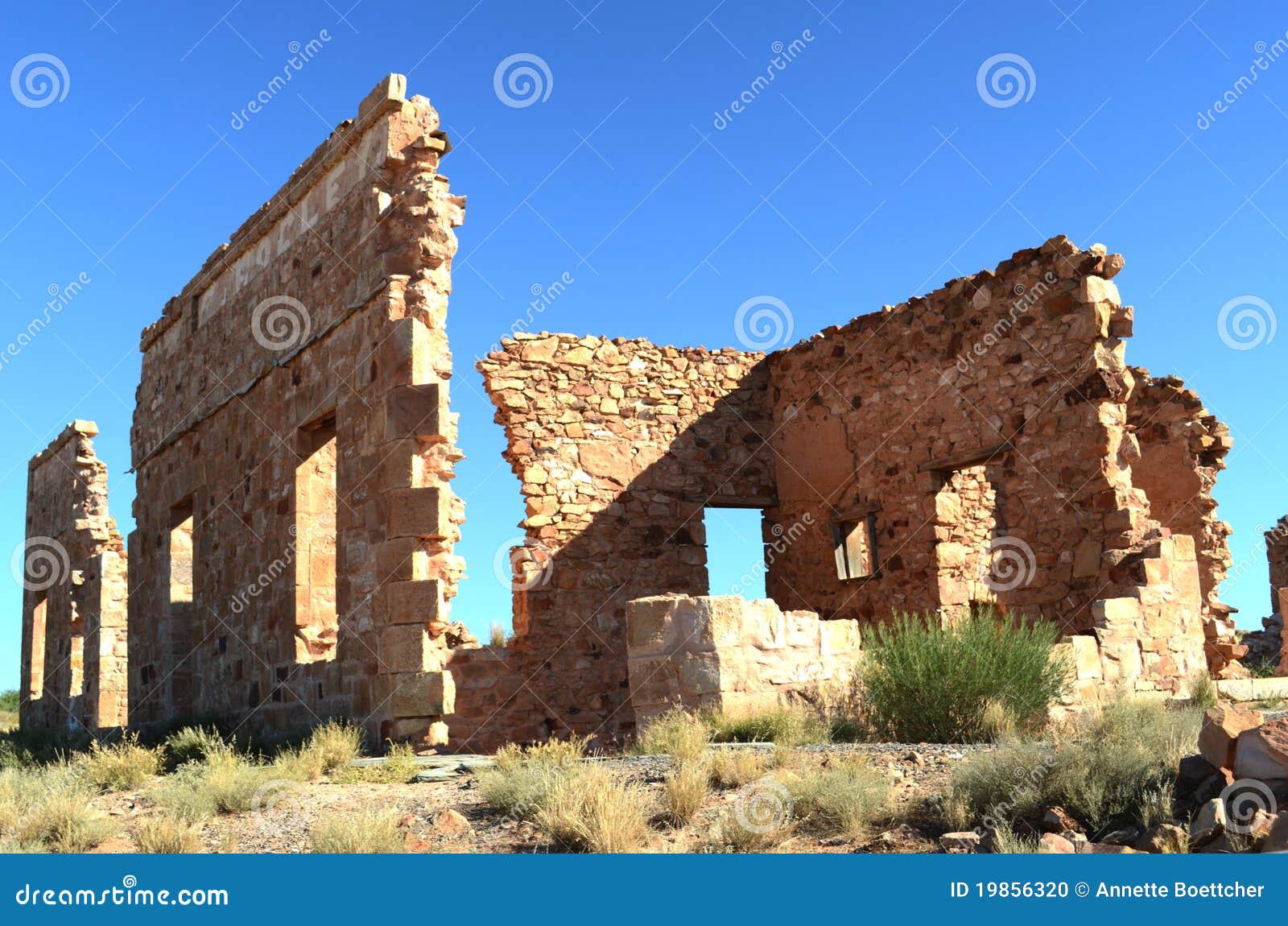 Ruins stock photo. Image of outback, hotel, ruins, nineteenth - 19856320