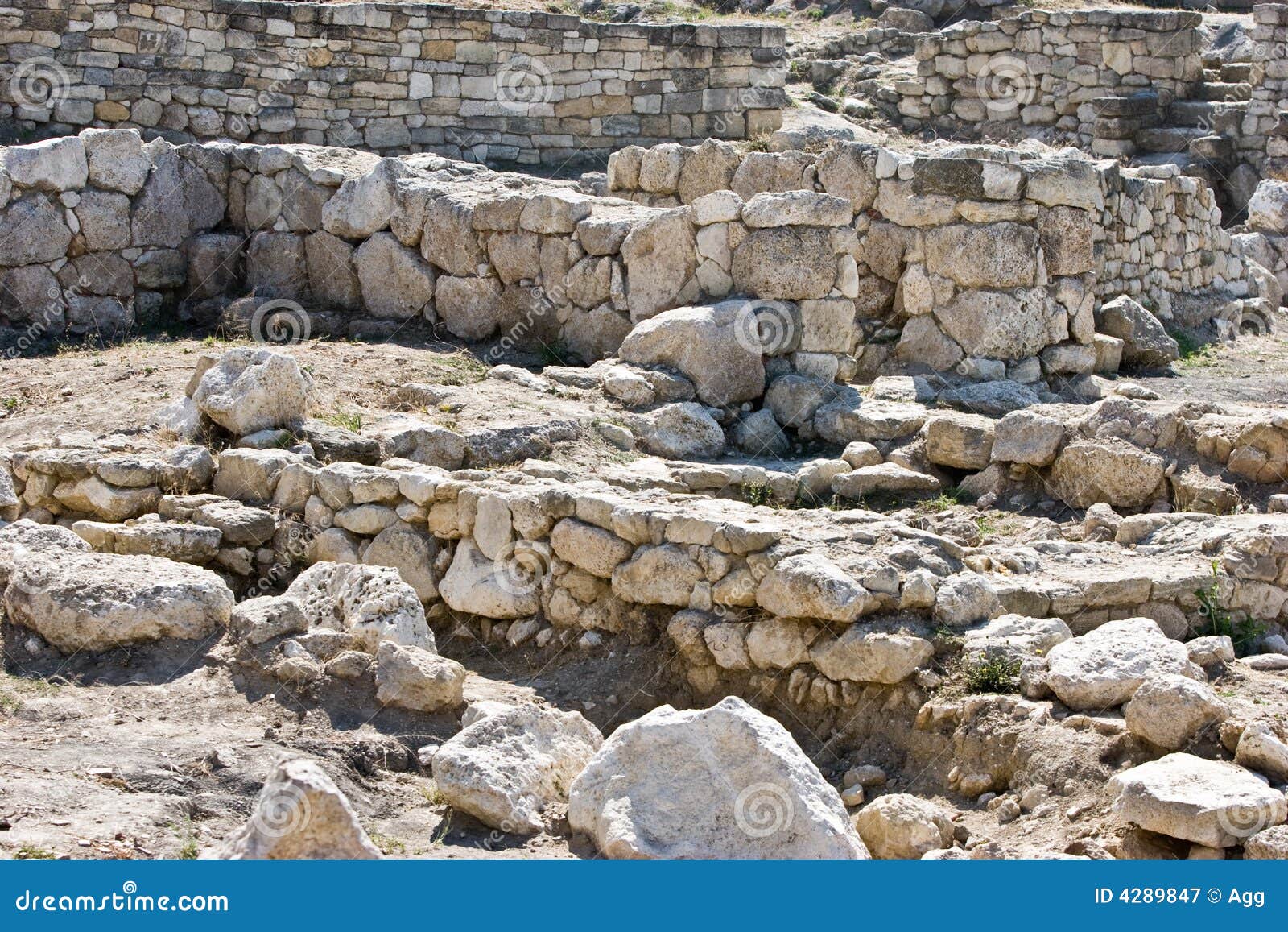 Ruins stock image. Image of stone, wall, ruined, brick - 4289847