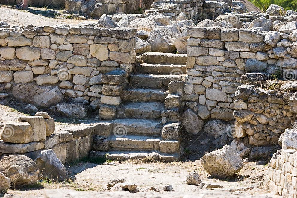 Ruins stock image. Image of archeological, wall, history - 4343179