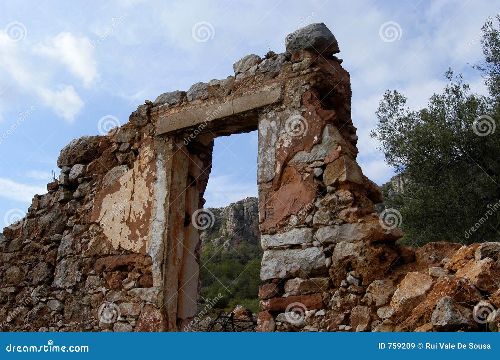 Ruins stock image. Image of stone, wall, country, architecture - 759209