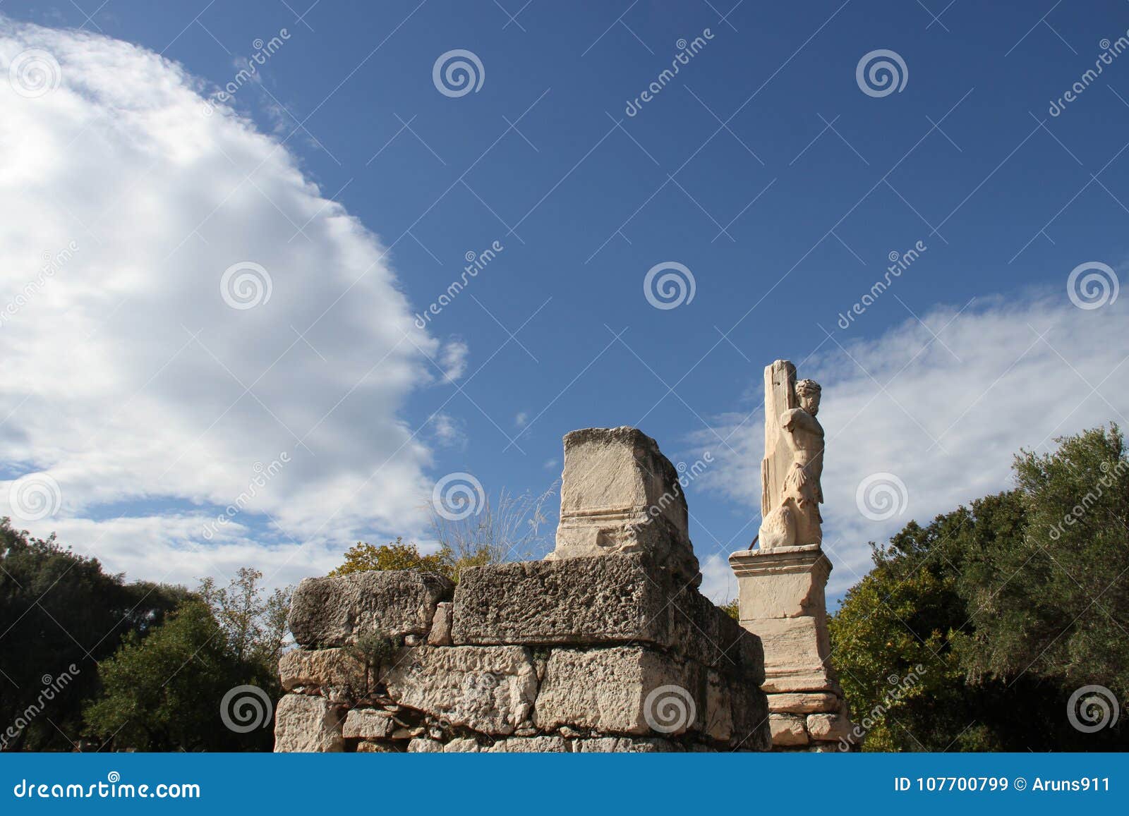 Aghora, Athens, Greece stock image. Image of aphrodite - 107700799