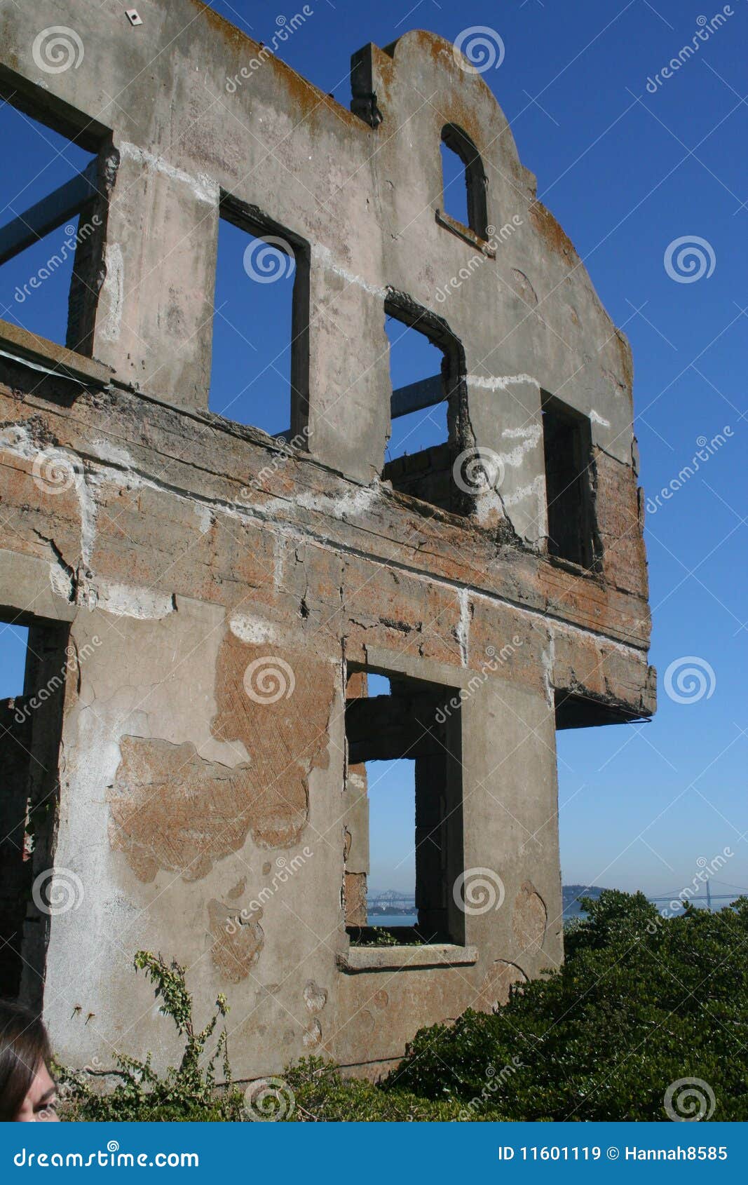 Ruins of Alcatraz stock image. Image of ocean, island - 11601119