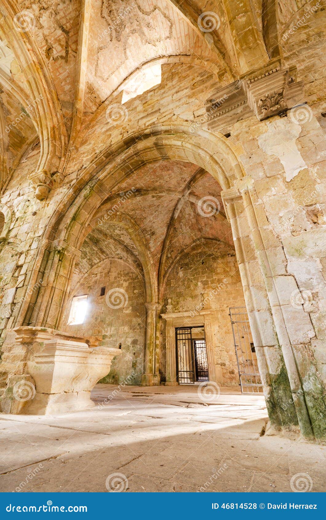 Ruins of an Ancient Abandoned Monastery. Stock Photo - Image of church ...