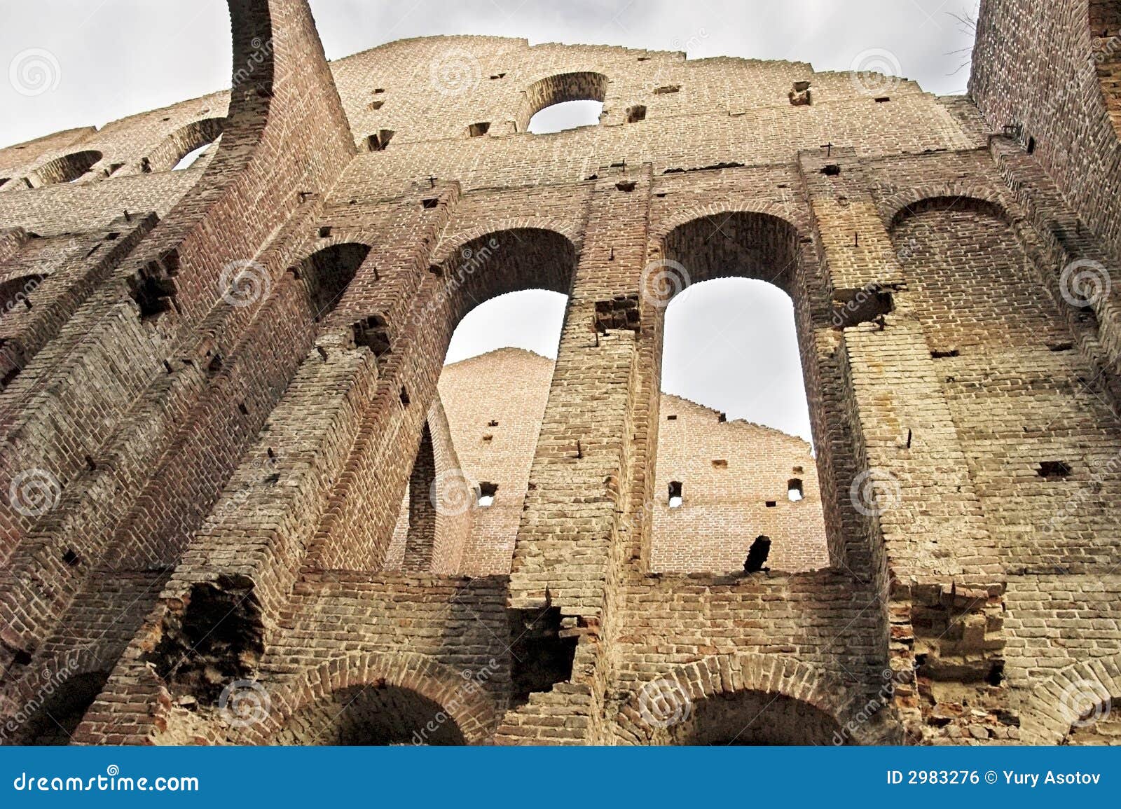 Ruins of Ancient Building stock photo. Image of bricks - 2983276
