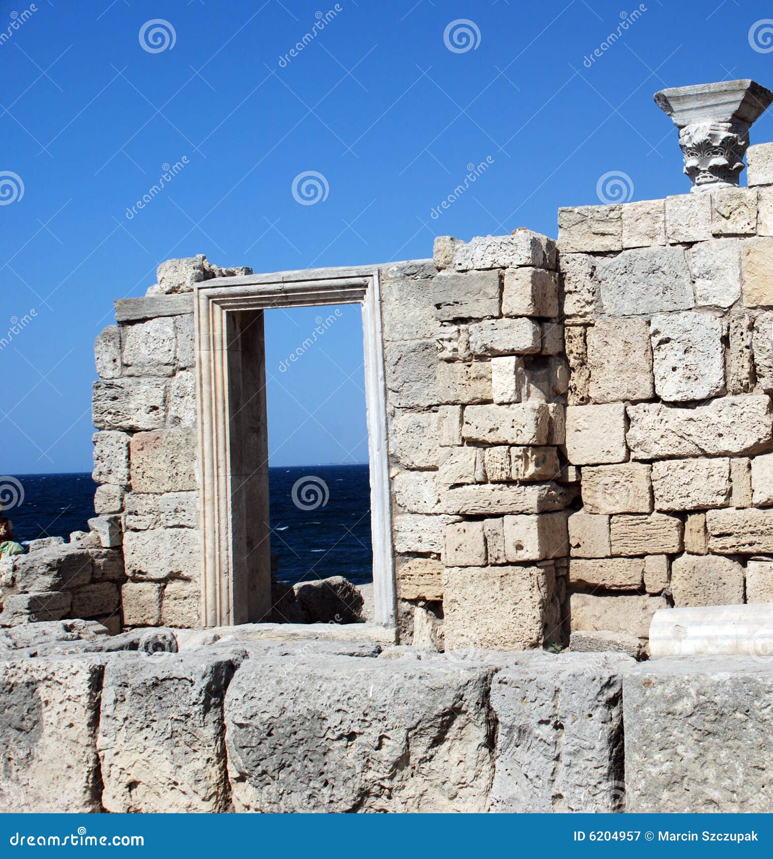 Ruins of ancient building stock image. Image of columns - 6204957