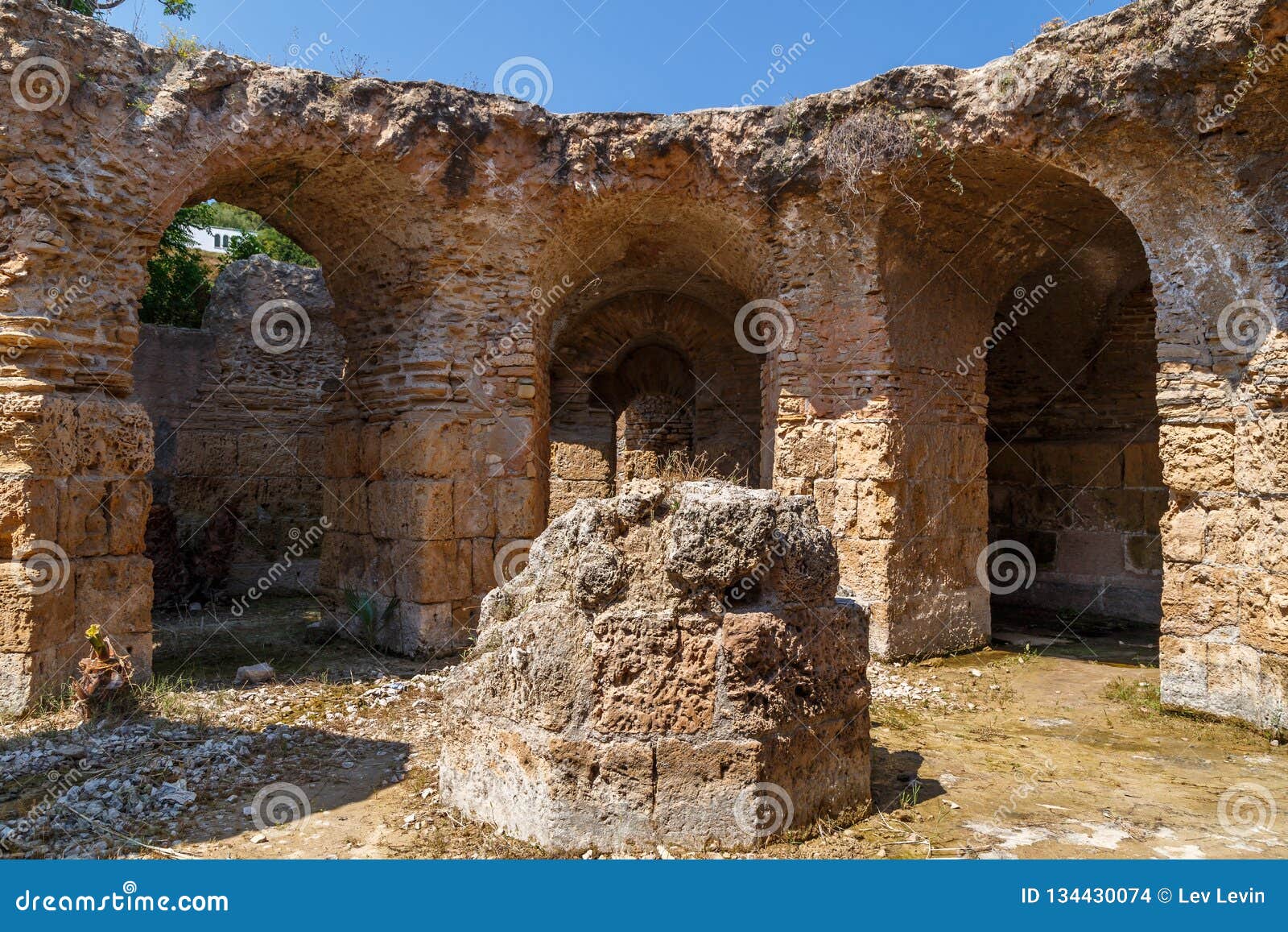 Ruins of the Ancient Carthage City Stock Photo - Image of heritage ...