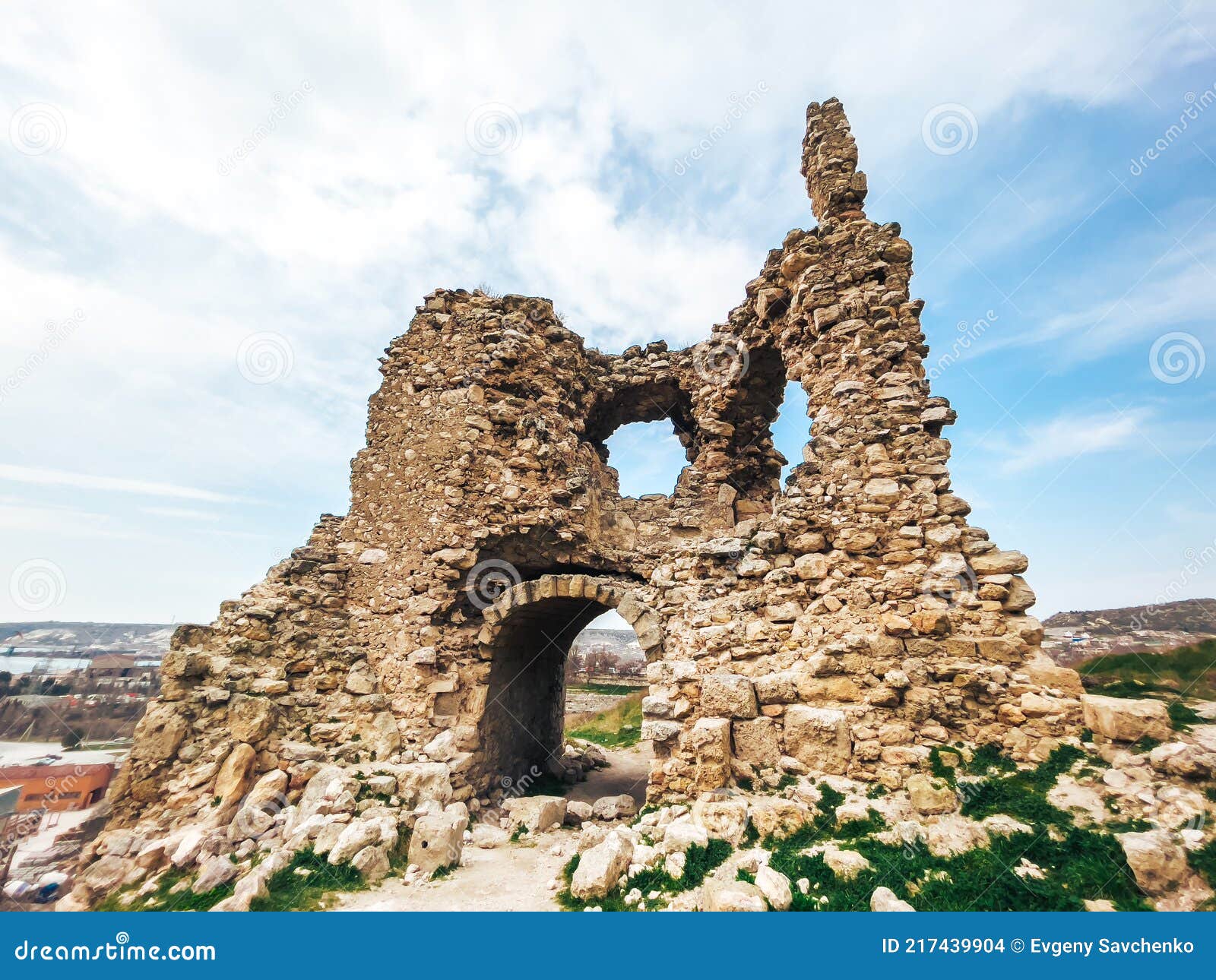 The Ruins of Ancient Castles Stock Photo - Image of architecture ...