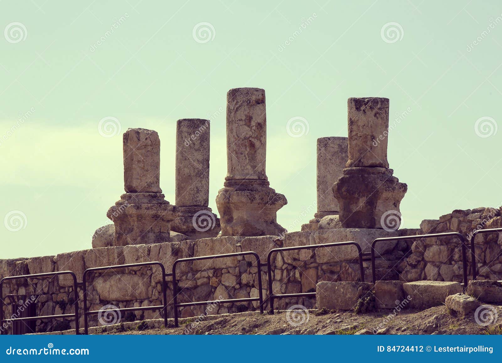 The Ruins of the Ancient Citadel Stock Photo - Image of arabic ...
