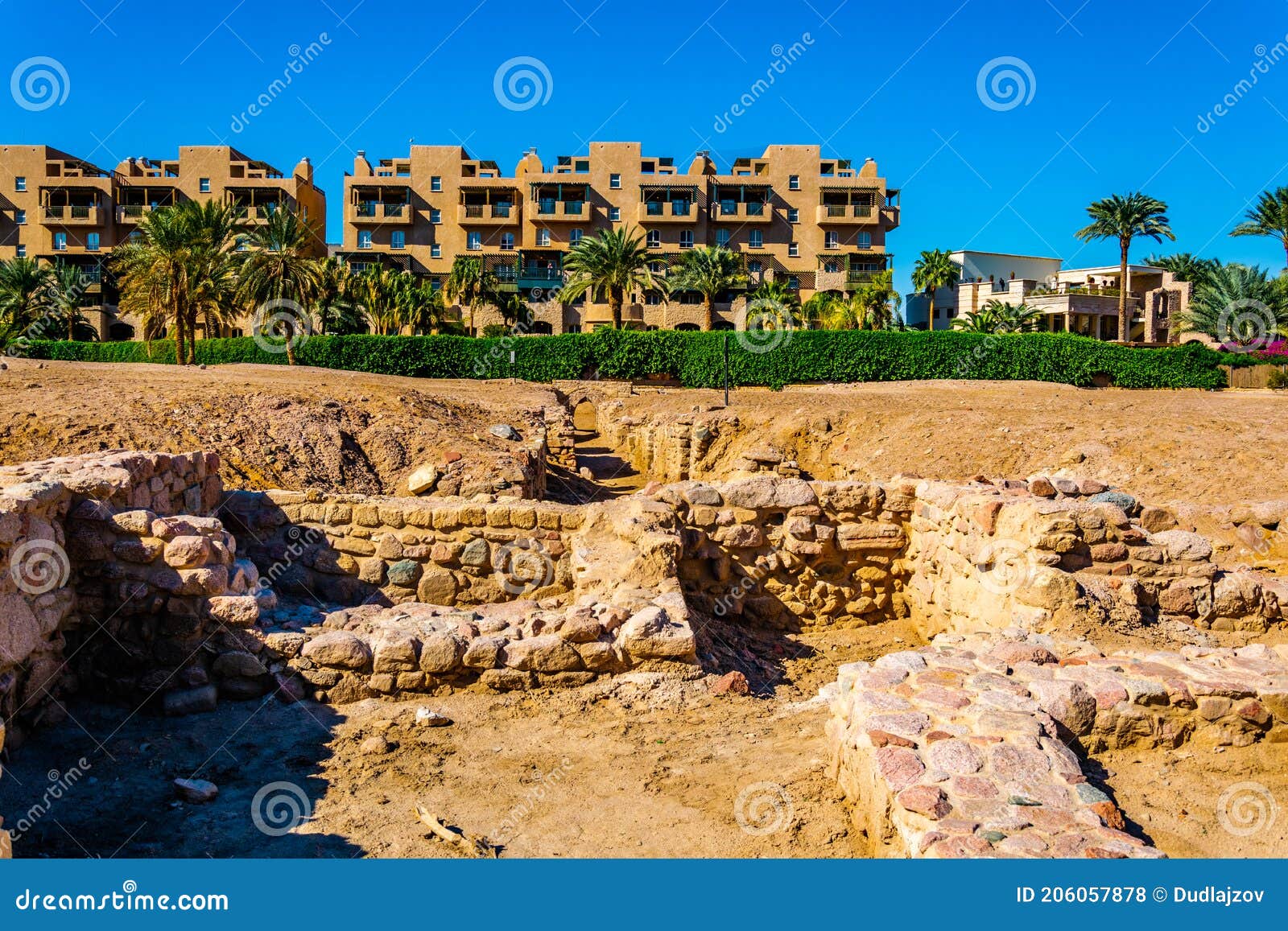 Ruins of Ancient City Ayla in Aqaba, Jordan Stock Photo - Image of tour ...