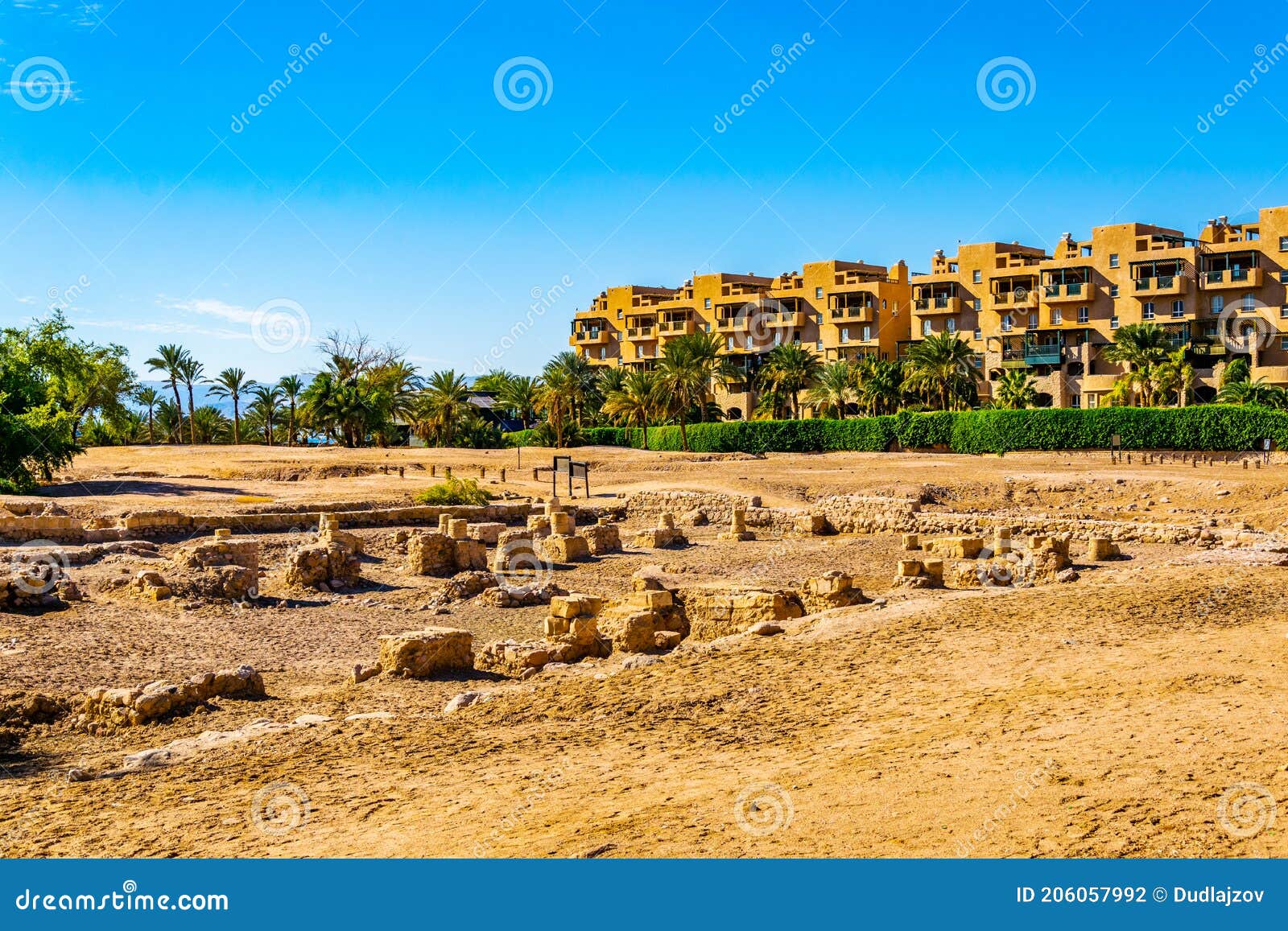 Ruins of Ancient City Ayla in Aqaba, Jordan Stock Photo - Image of ...