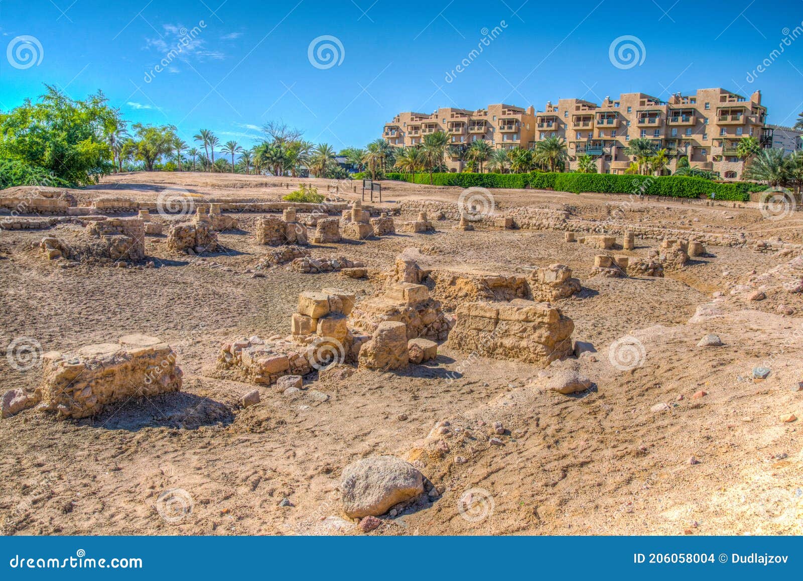 Ruins of Ancient City Ayla in Aqaba, Jordan Stock Photo - Image of ...