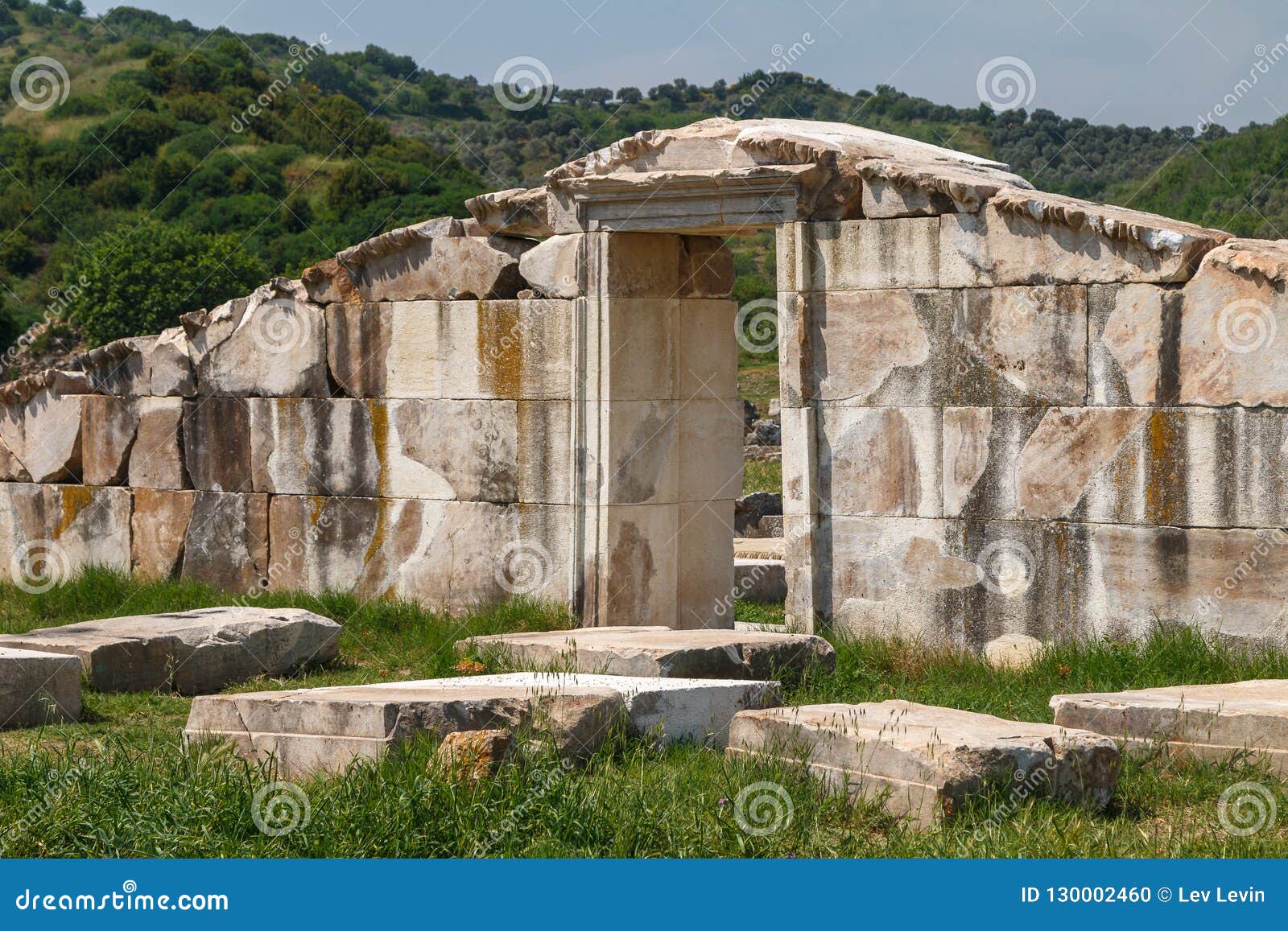 Ruins of the Ancient City Magnesia Magnesia on the Maeander Stock Photo ...