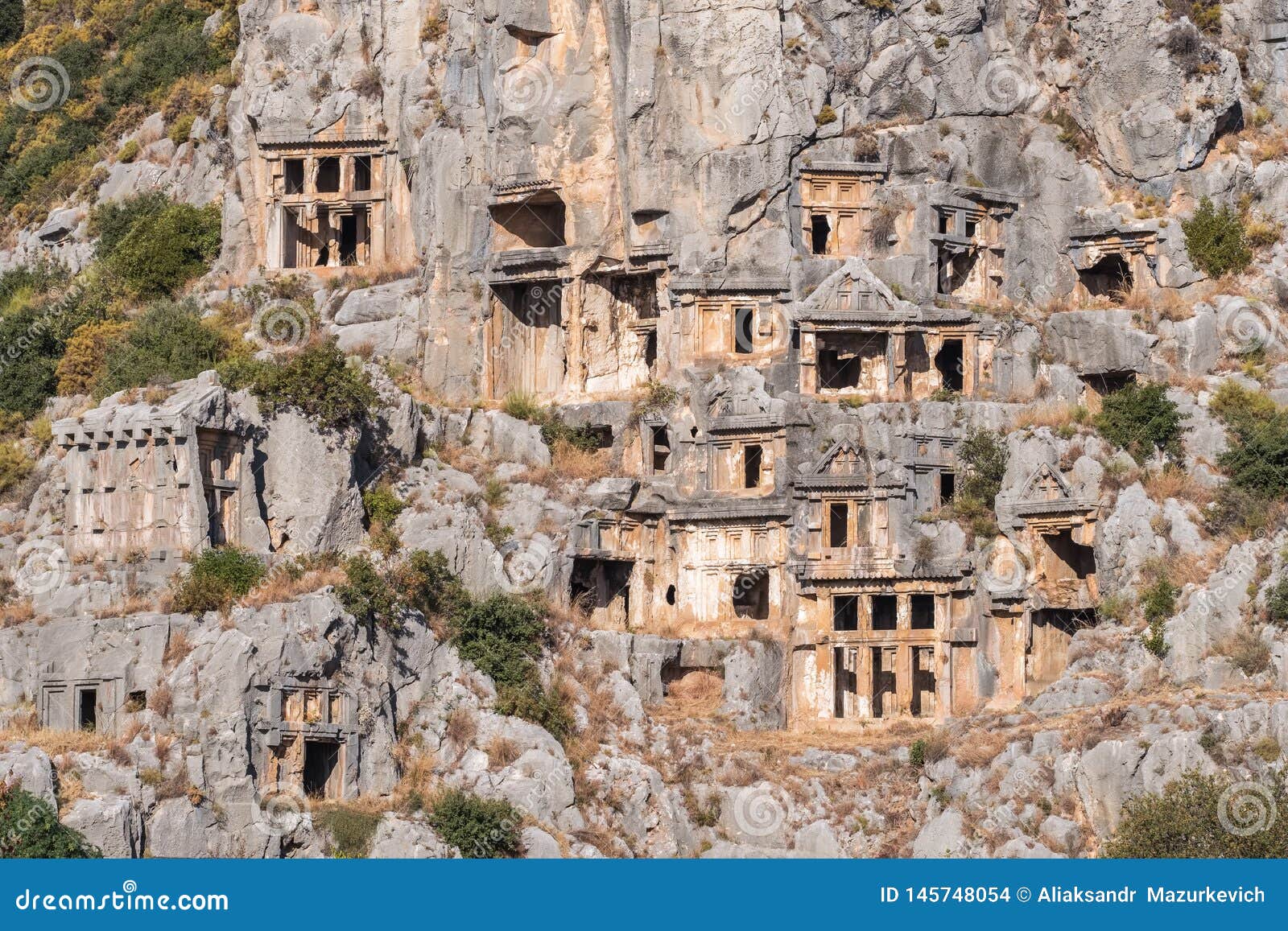 Ruins of the Ancient City of Myra Stock Photo - Image of antique ...