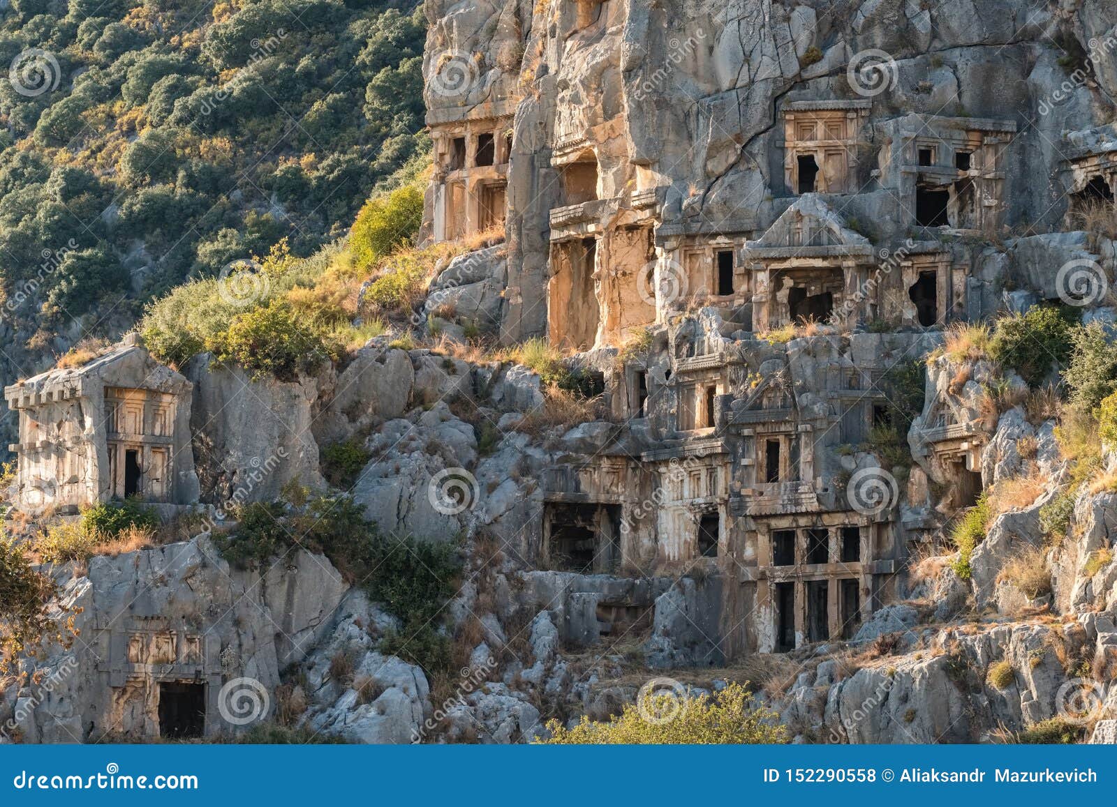 Ruins of the Ancient City of Myra Stock Photo - Image of landscape ...