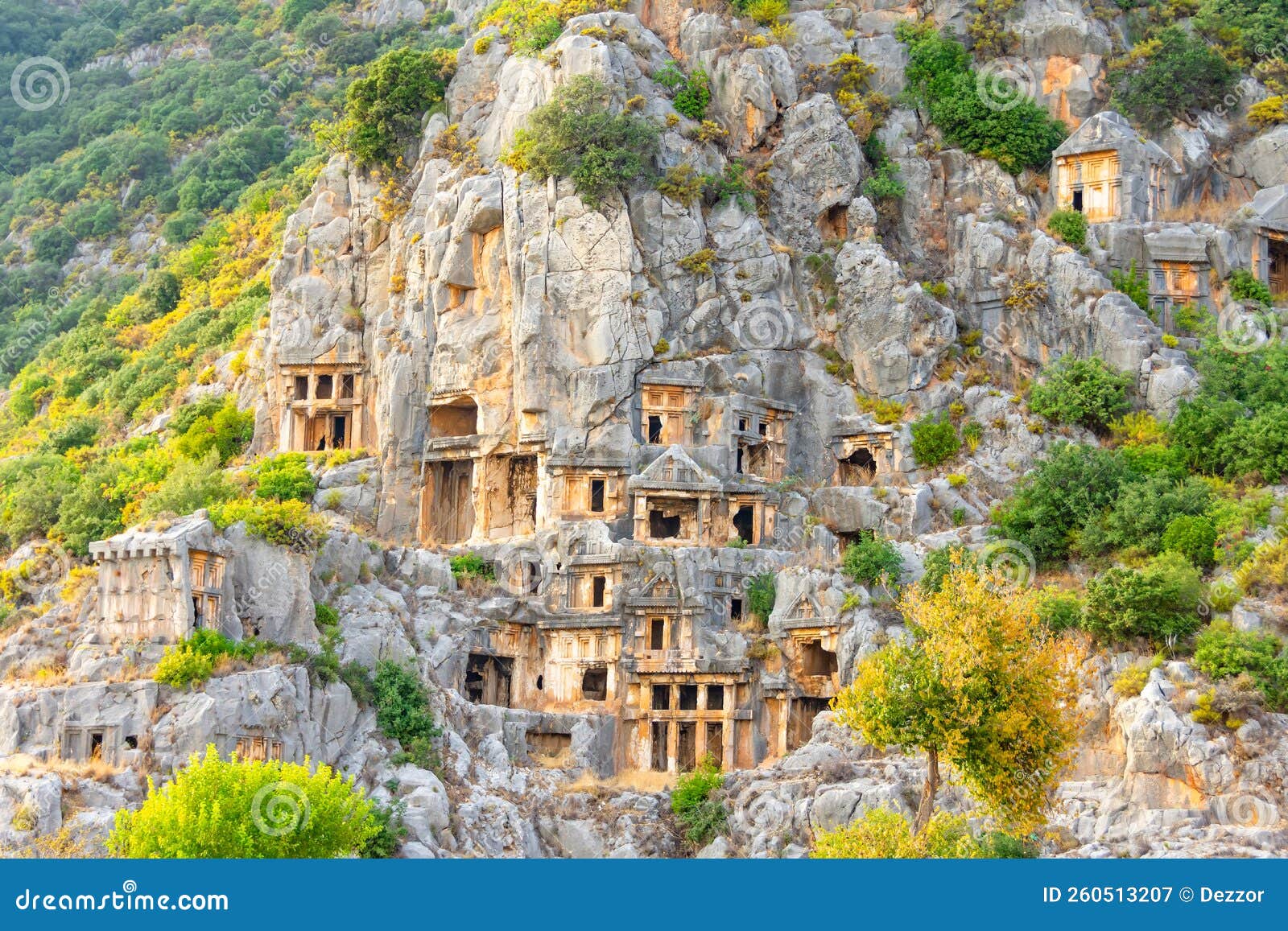 Ruins of the Ancient City of Myra Demre, Turkey Stock Image - Image of ...