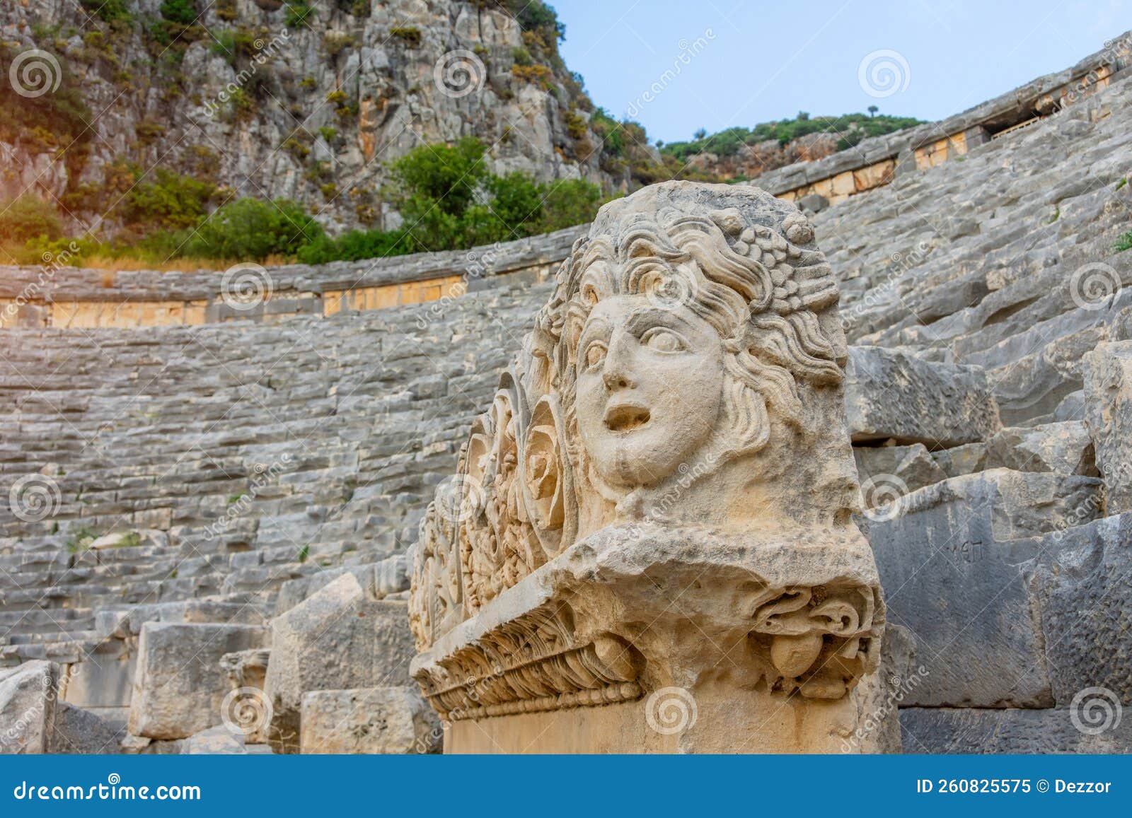 Ruins of the Ancient City of Myra Demre, Turkey Stock Image - Image of ...