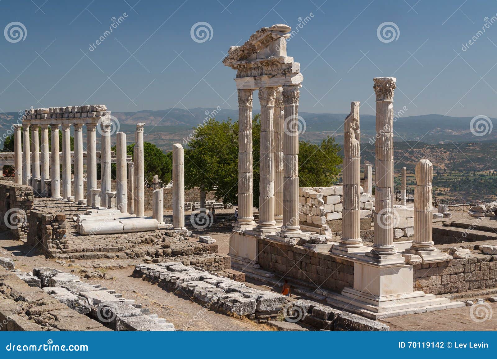 Ruins of the Ancient City of Pergamon Editorial Photography - Image of ...