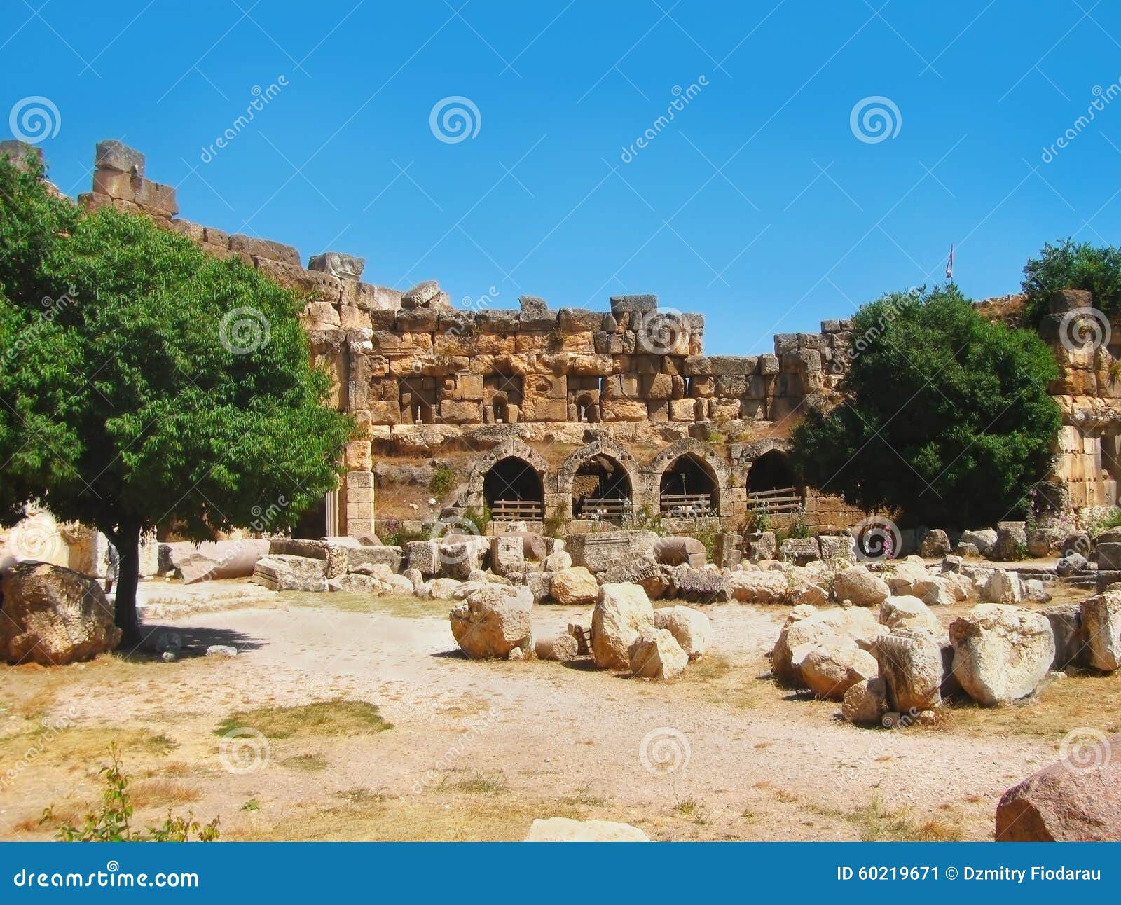 Ruins of Ancient Civilization in Lebanon Stock Image - Image of ...