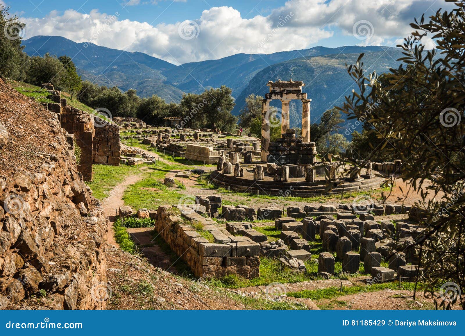 Temple Of Apollo. The Ruins Of Pompeii, Italy Royalty-Free Stock Image ...