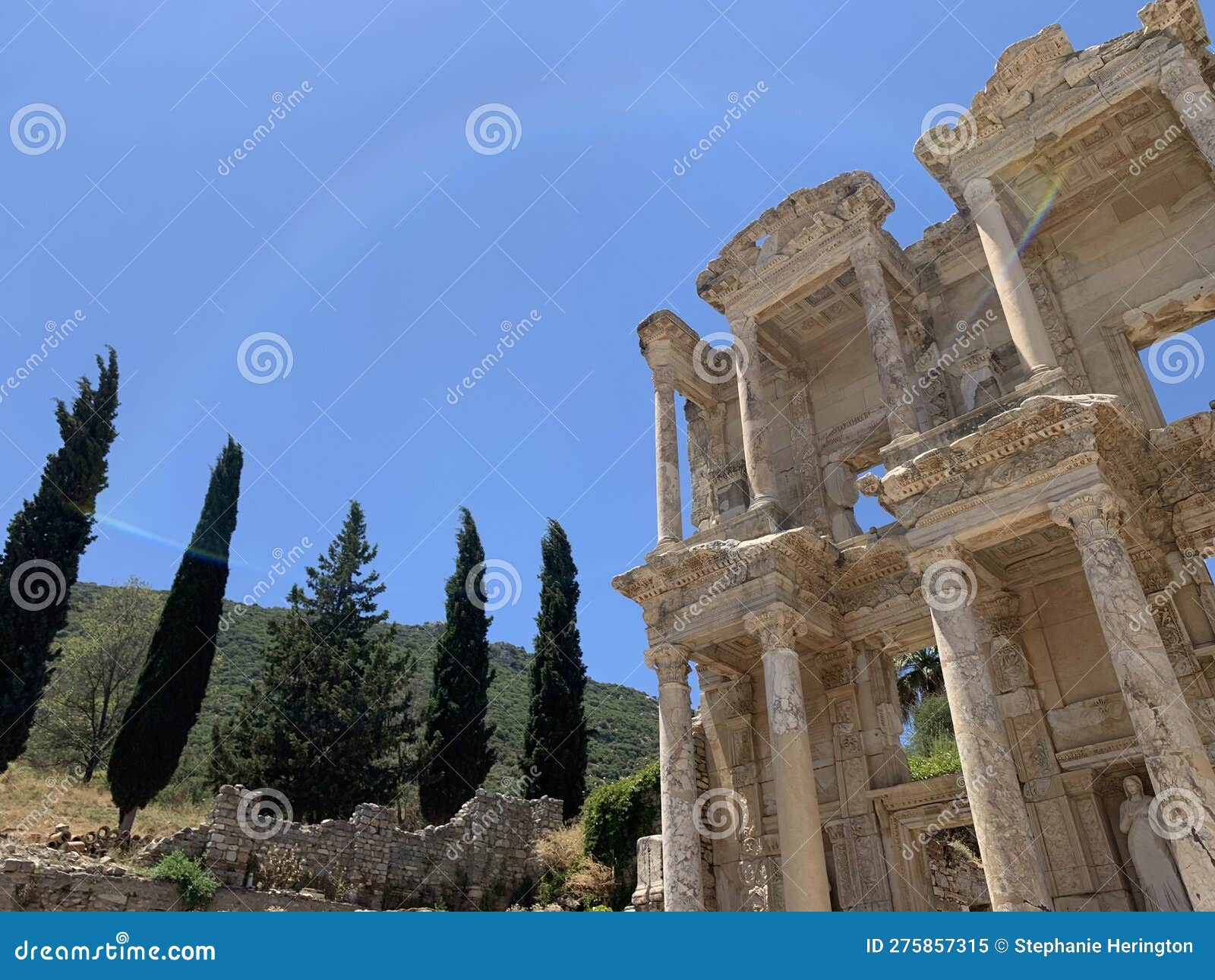 Ancient library stock image. Image of turkey, ancient - 275857315