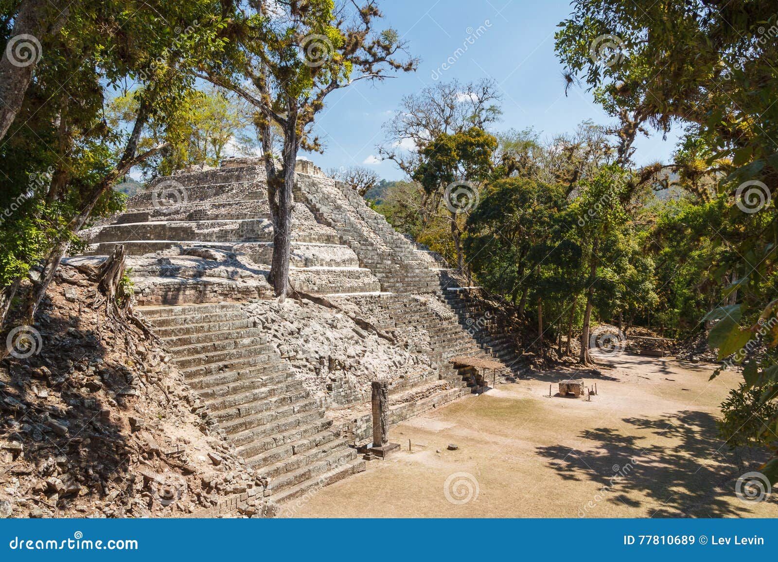 Ruins of the Ancient Mayan City of Copan Stock Image - Image of history ...