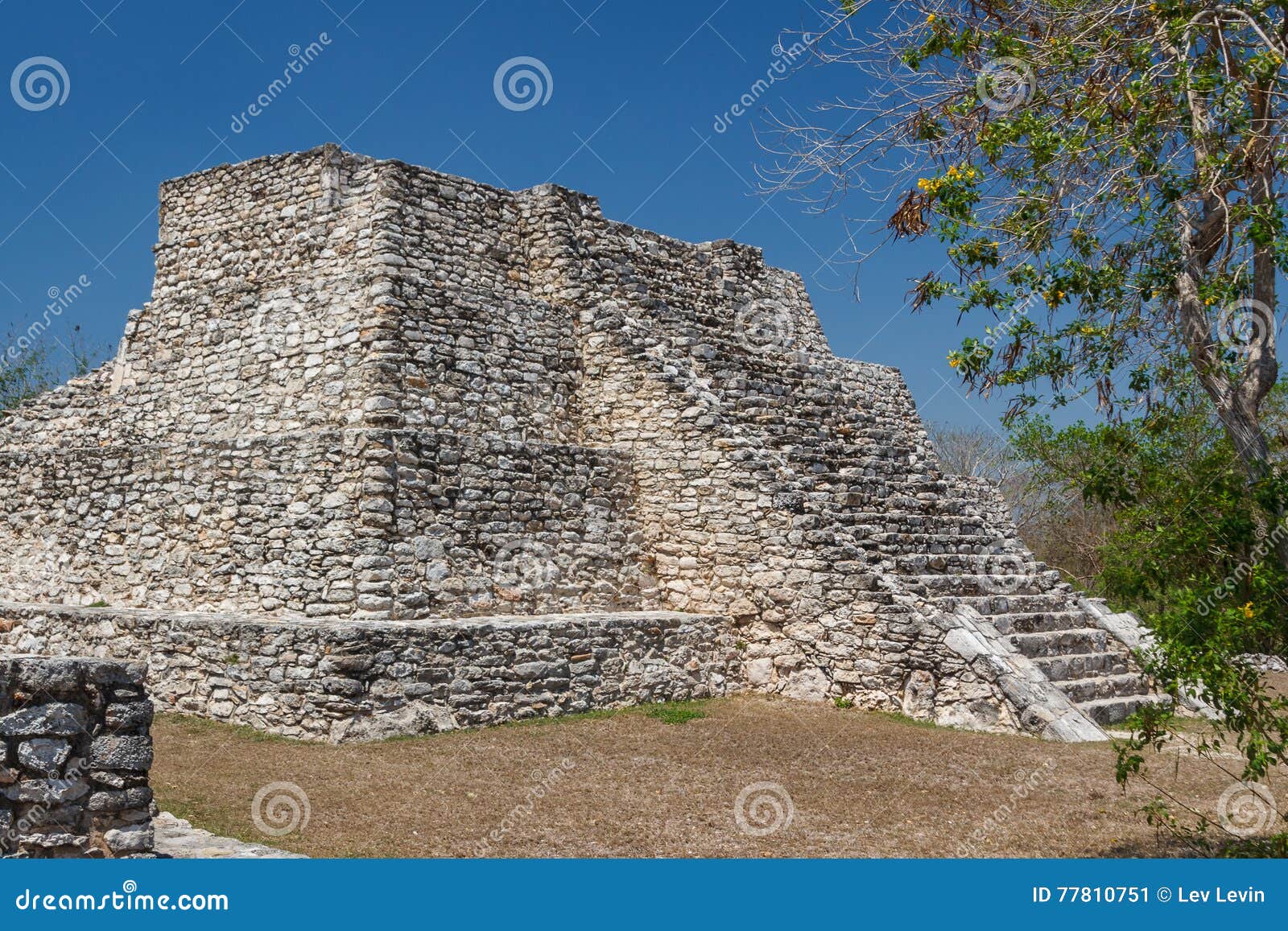 Ruins of the Ancient Mayan City of Mayapan Stock Image - Image of ...