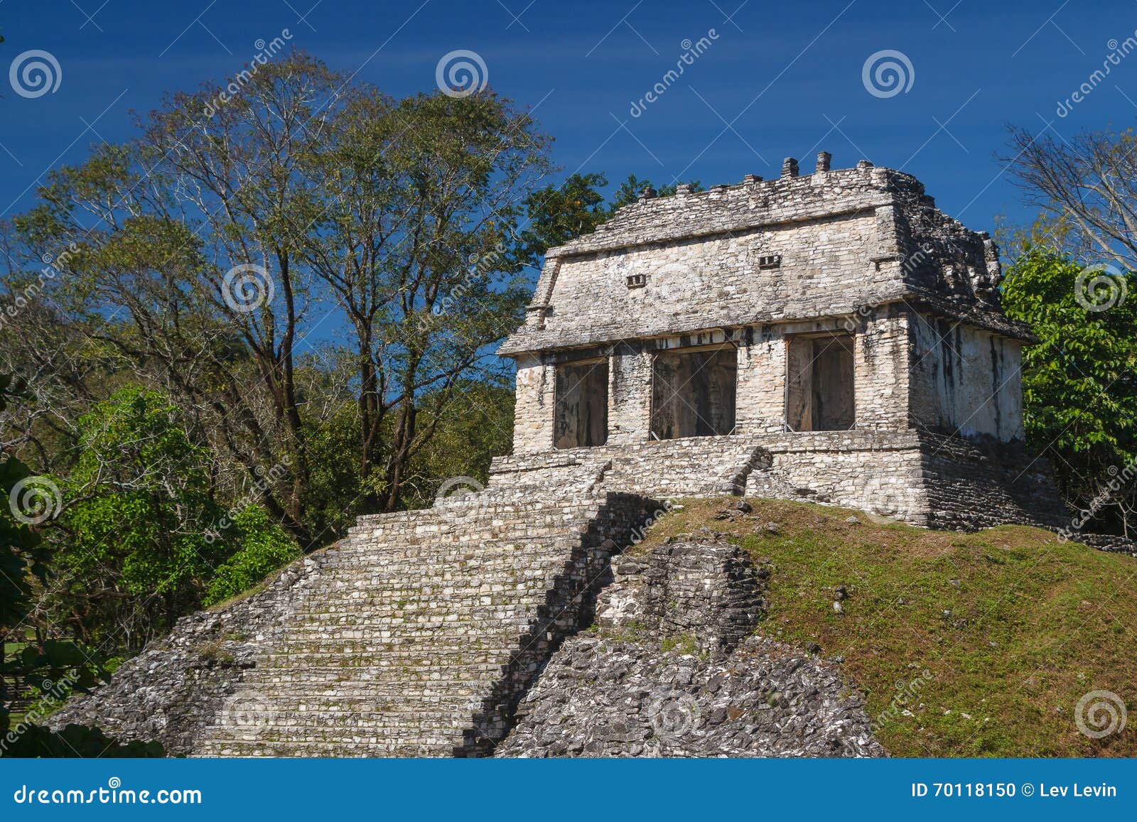 Ruins of the Ancient Mayan City of Palenque Stock Photo - Image of ...