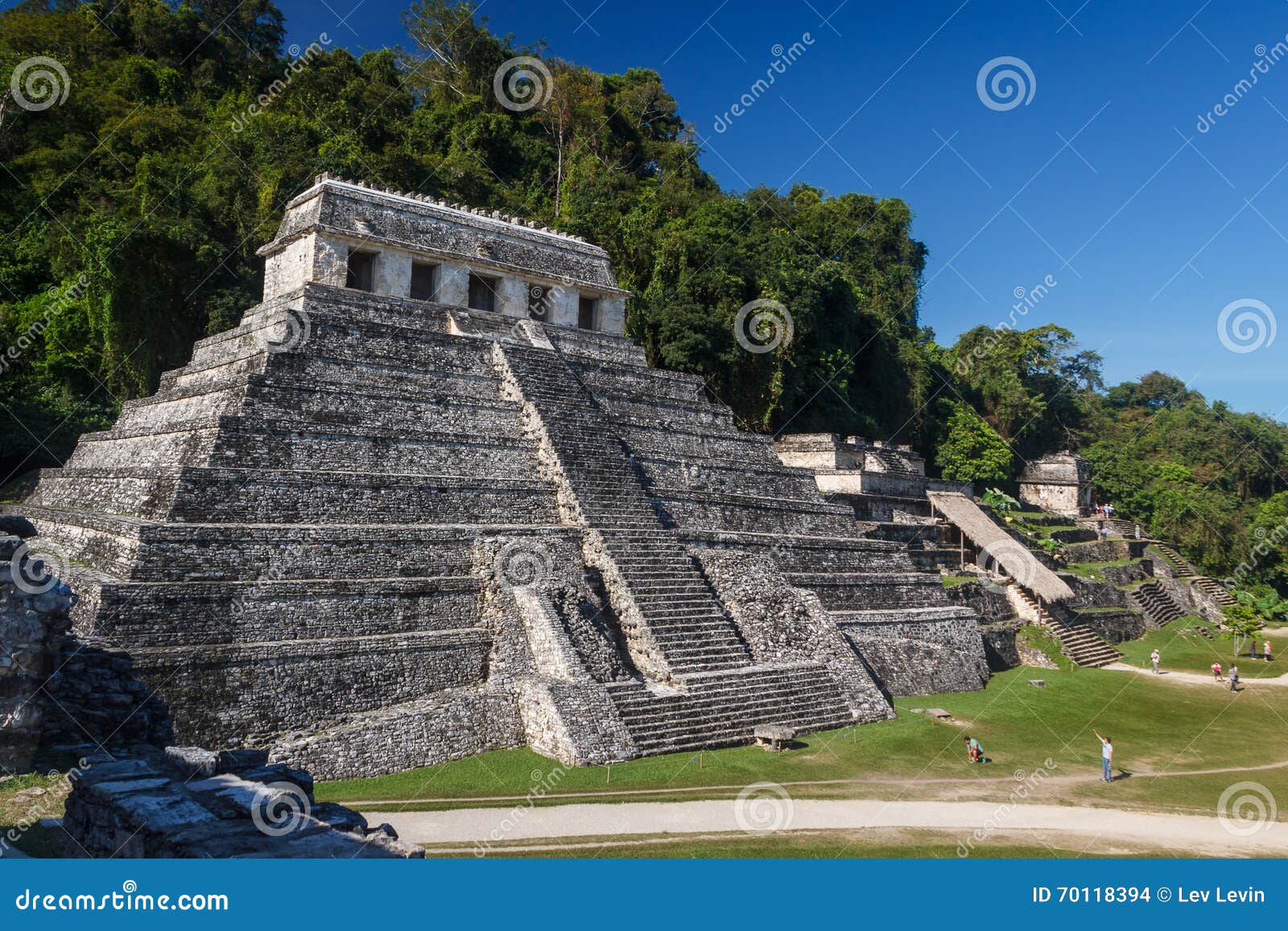 Ruins of the Ancient Mayan City of Palenque Stock Photo - Image of ...