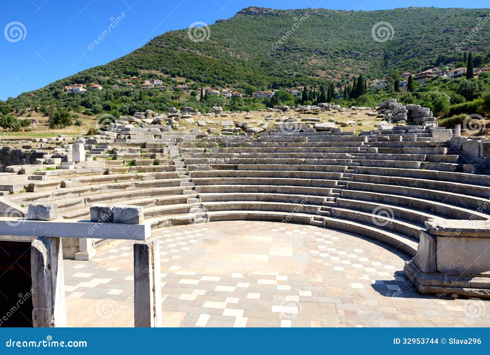 The Ruins in Ancient Messene (Messinia) Stock Photo - Image of kalamata ...