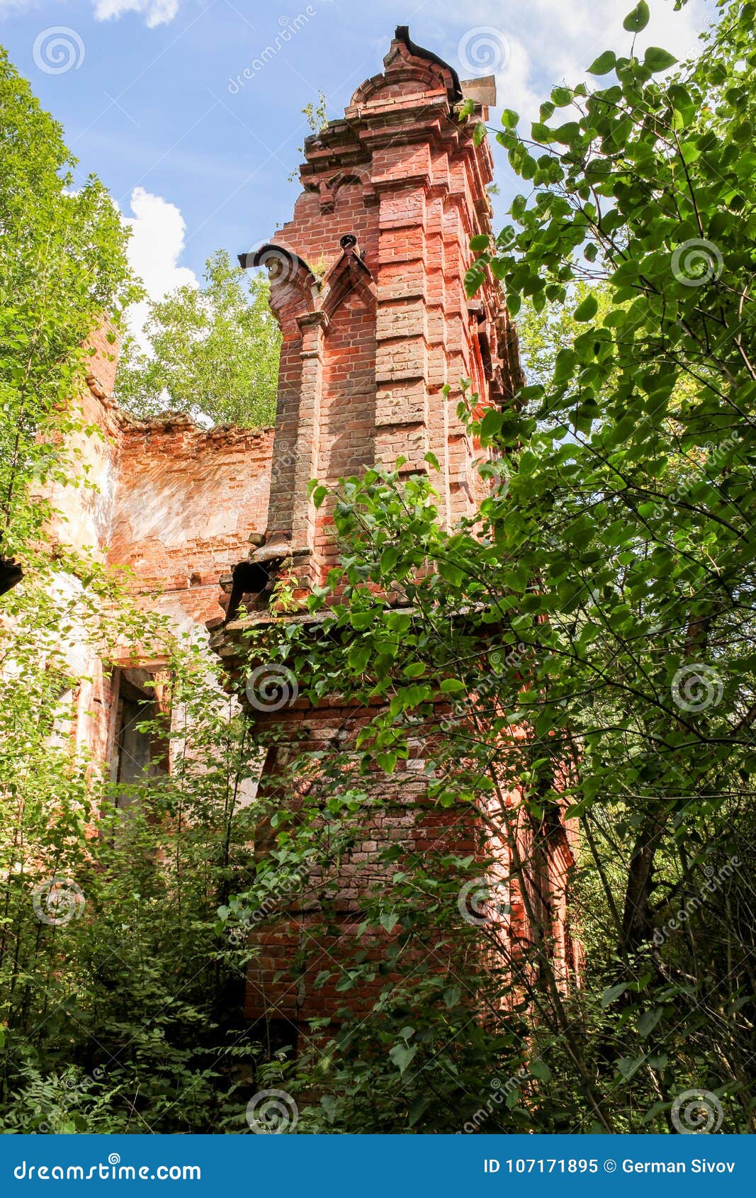 Ruins of an Ancient Monastery. Stock Image - Image of ruins, monastery ...