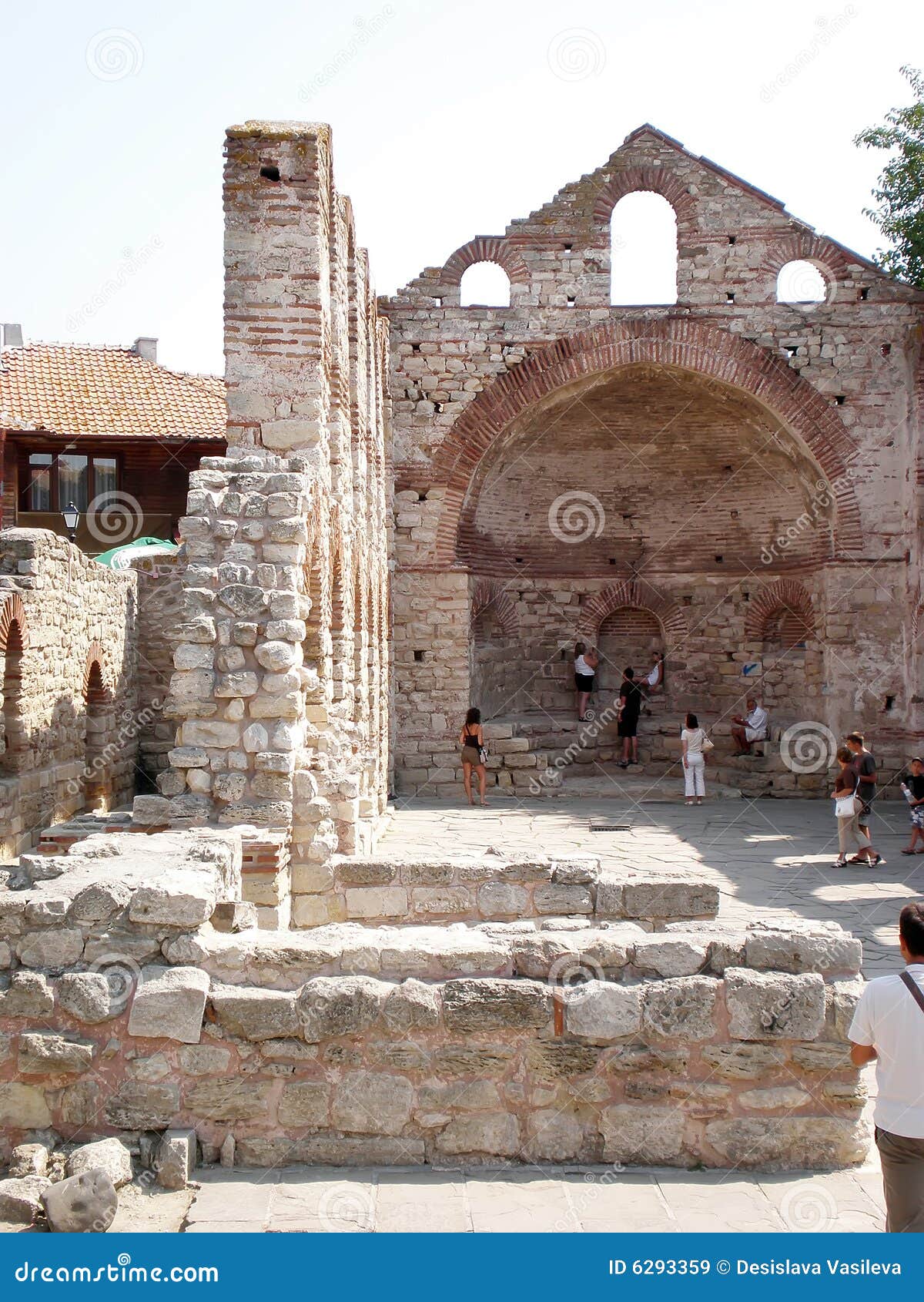 Ruins of ancient monument stock image. Image of bulgarian - 6293359