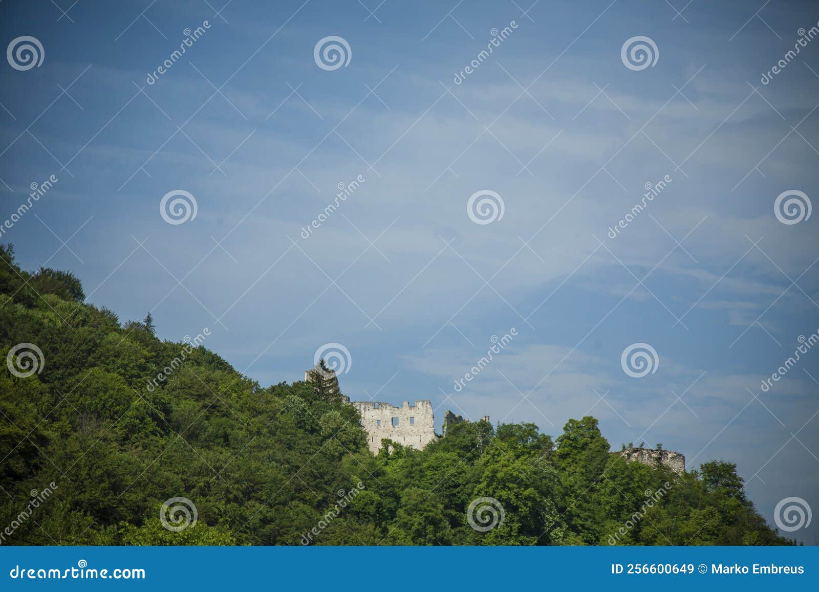 Ruins of Ancient Old Town in Samobor Stock Image - Image of fortress ...