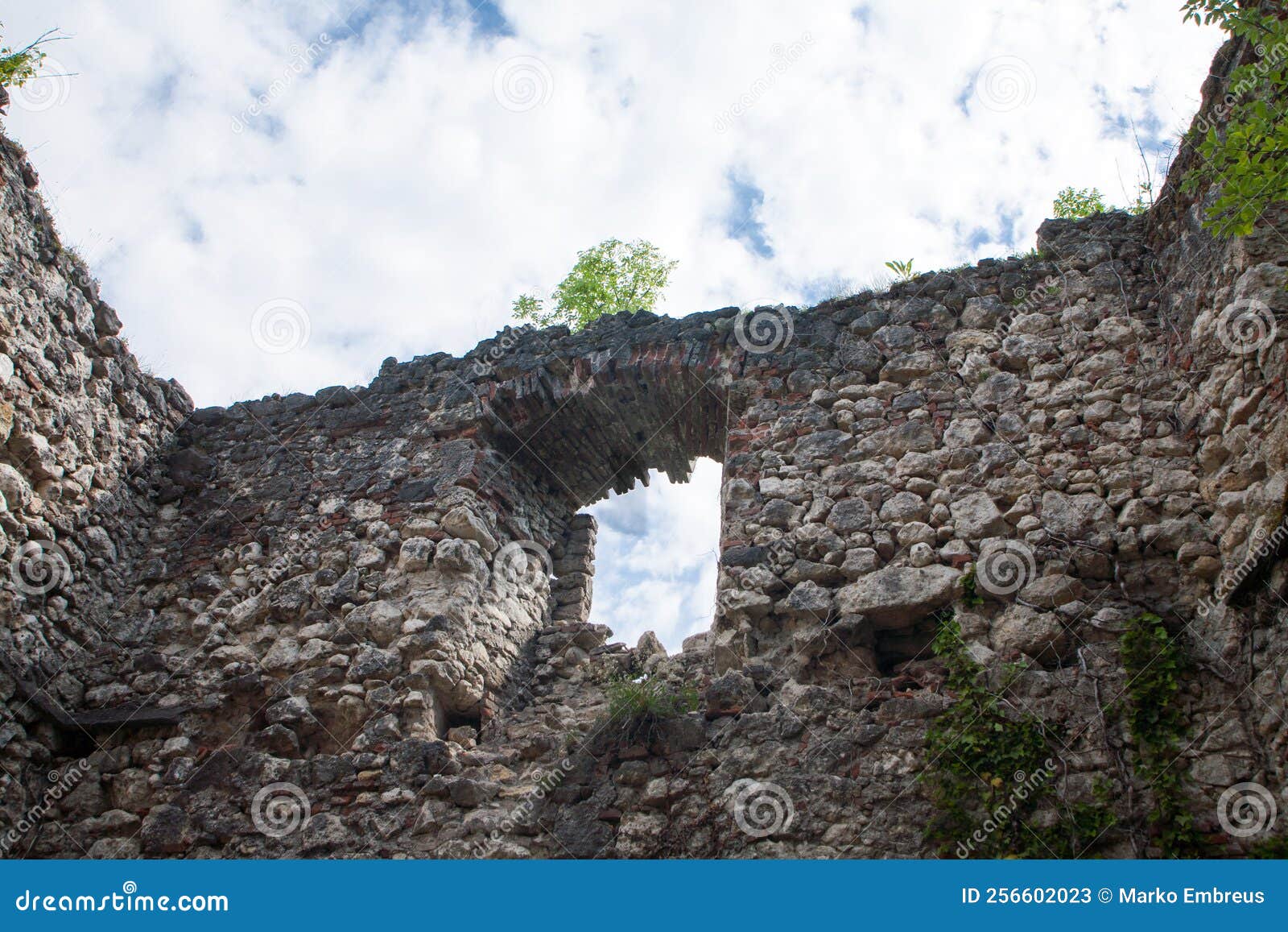 Ruins of Ancient Old Town in Samobor Stock Image - Image of aged ...