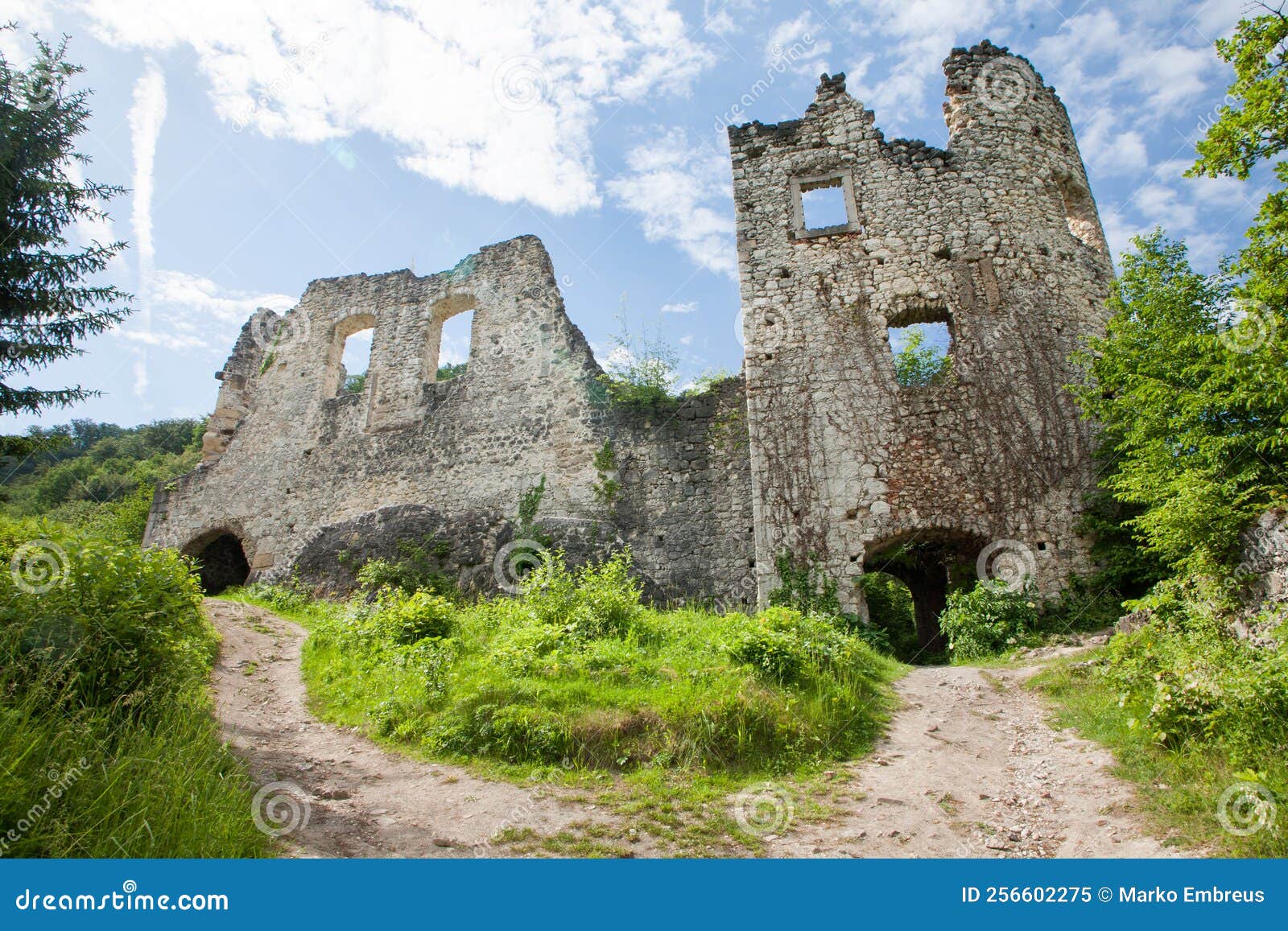 Ruins of Ancient Old Town in Samobor Stock Image - Image of heritage, history: 256602275